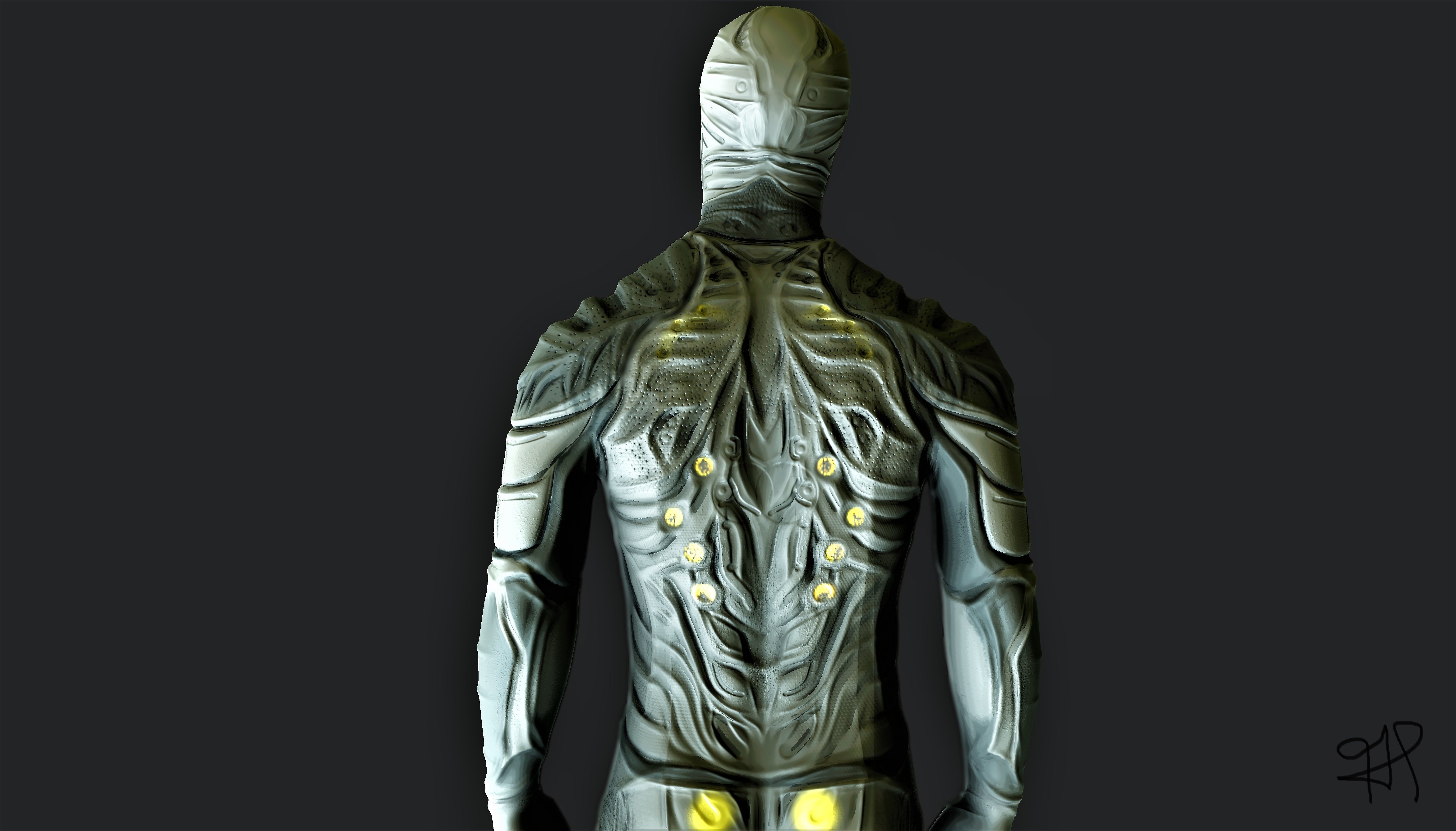 Futuristic Metal Man free 3D model | CGTrader
