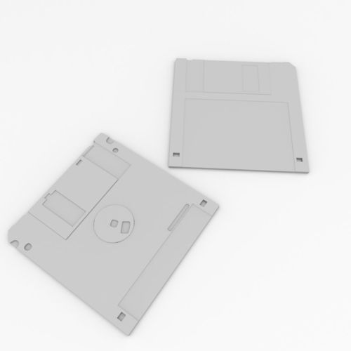 Floppy Disk 3 5 3D Model .3ds .fbx .blend .dae - CGTrader.com
