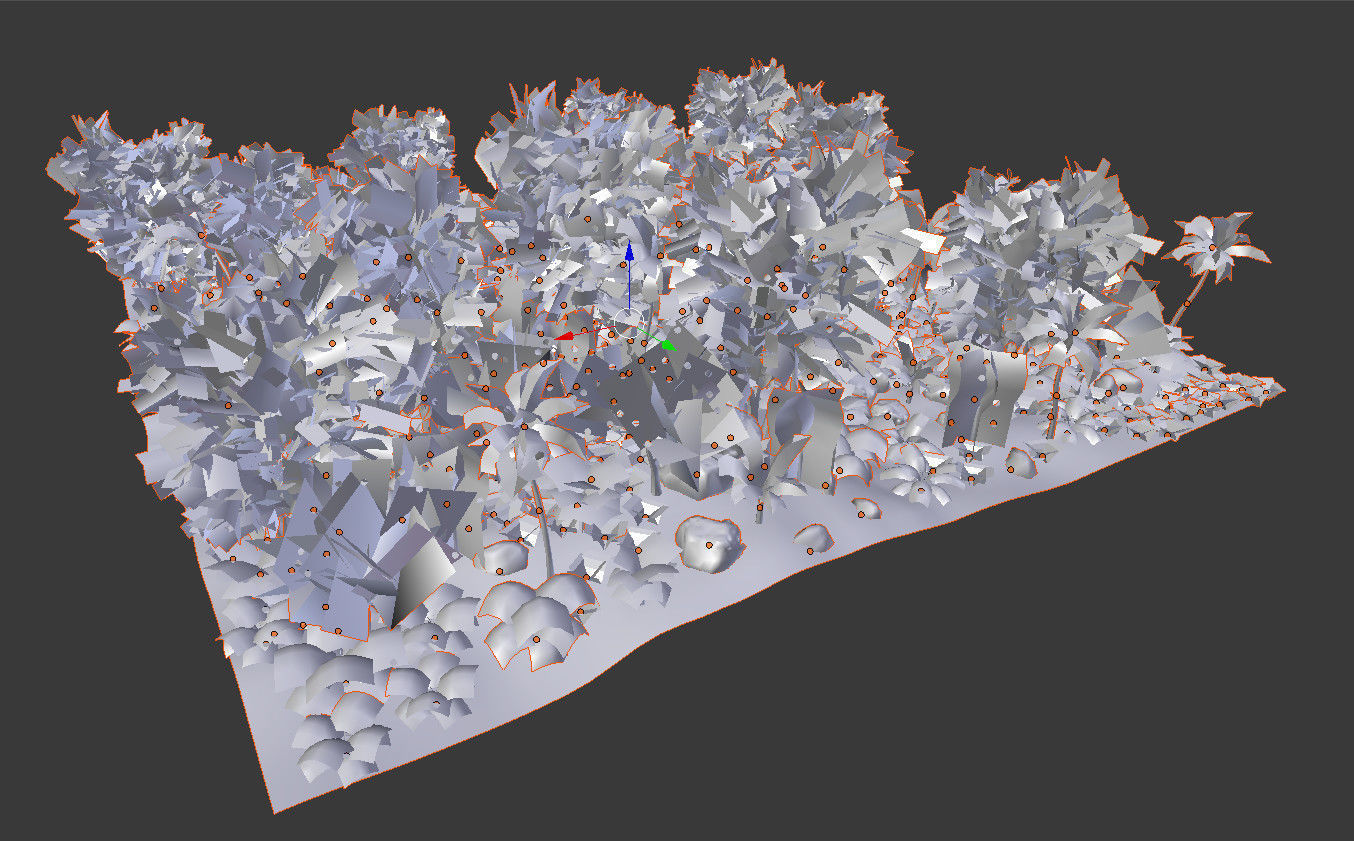 3D model deep jungle scene VR / AR / low-poly | CGTrader