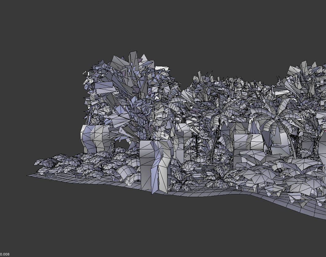 3D model deep jungle scene VR / AR / low-poly | CGTrader