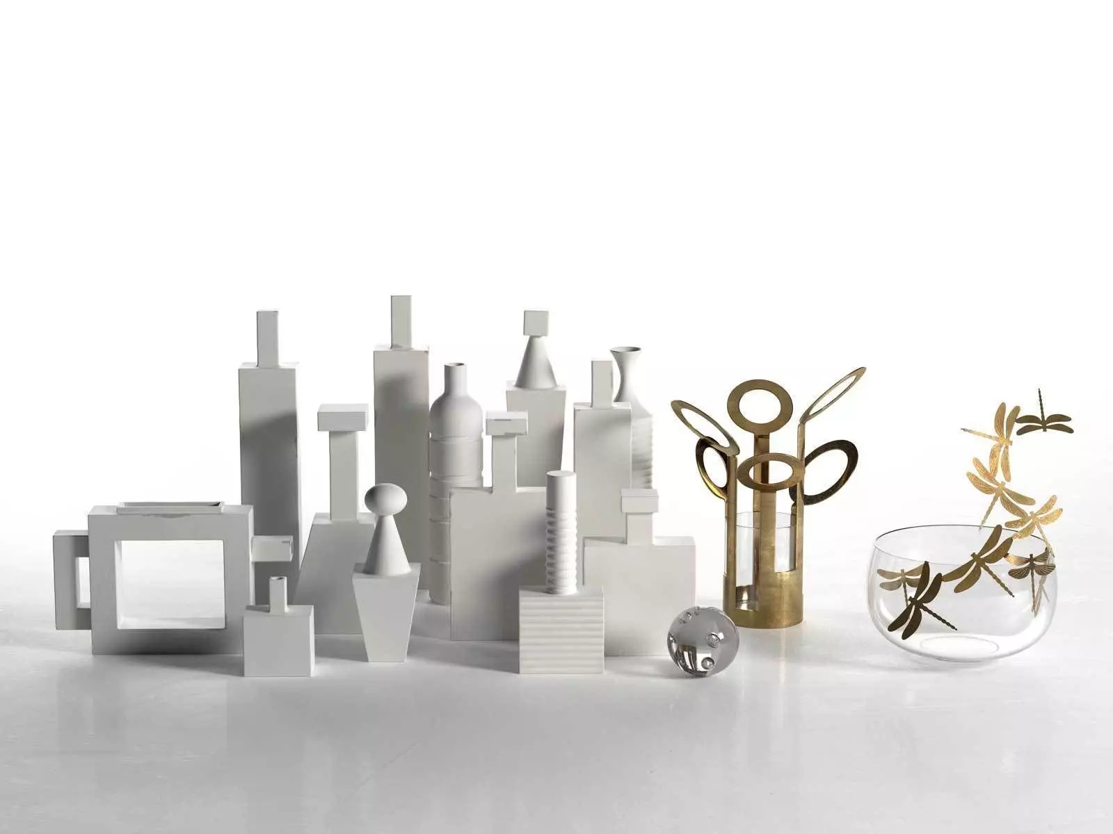 White Decor Composition 3D model | CGTrader