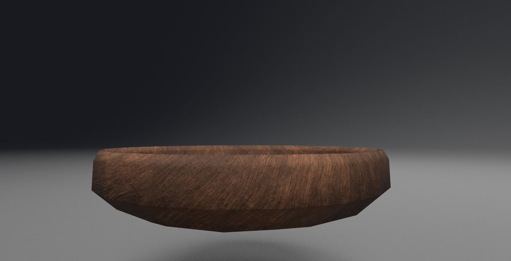 3D model Low poly wooden bowl VR / AR / low-poly | CGTrader