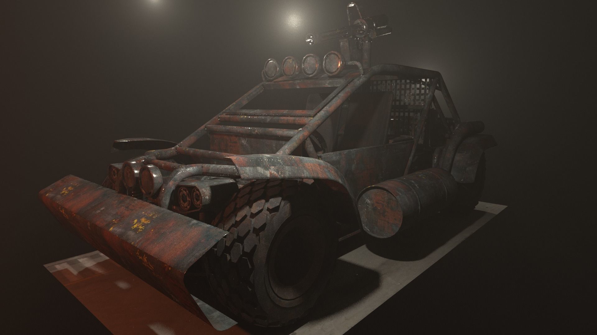 Apocalyptic buggy 3D model | CGTrader