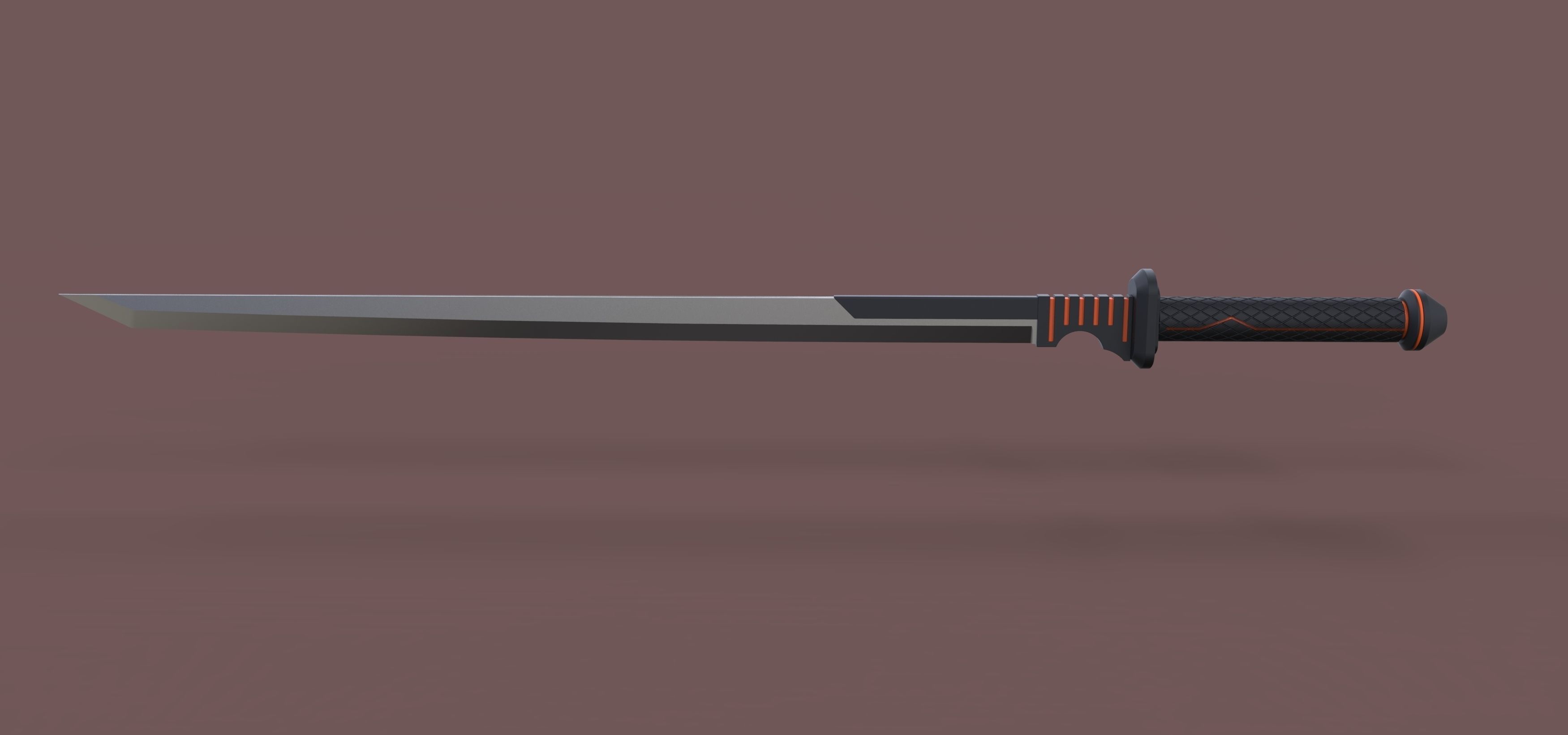 Sword of Deathstroke 3D model | CGTrader