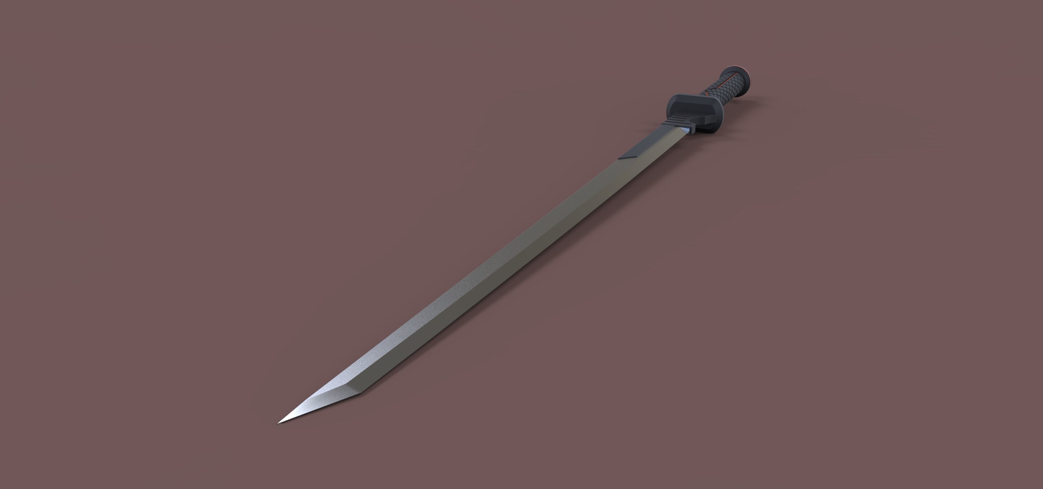 Sword of Deathstroke 3D model | CGTrader