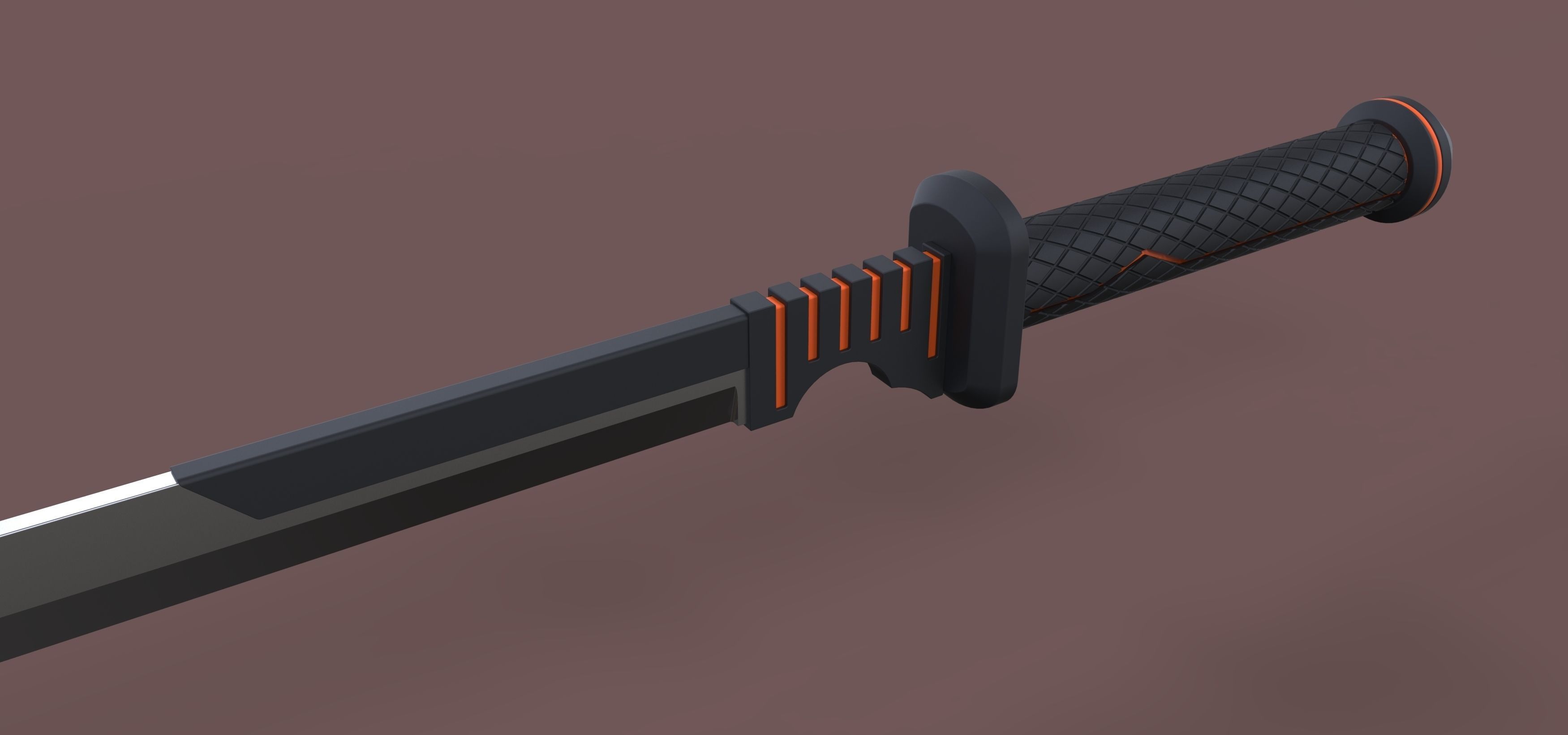 Sword of Deathstroke 3D model | CGTrader
