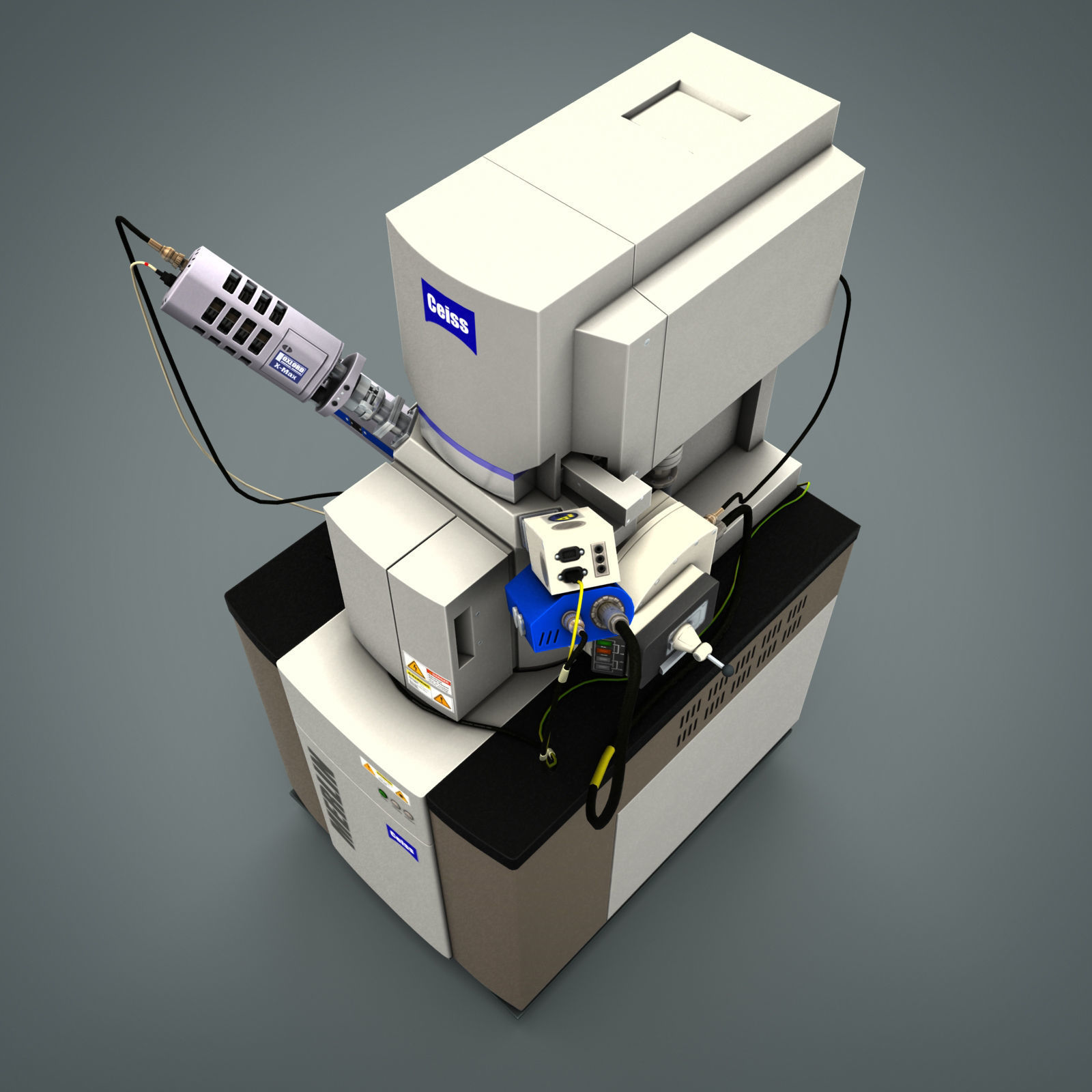 3D model Electron Microscope VR / AR / low-poly | CGTrader