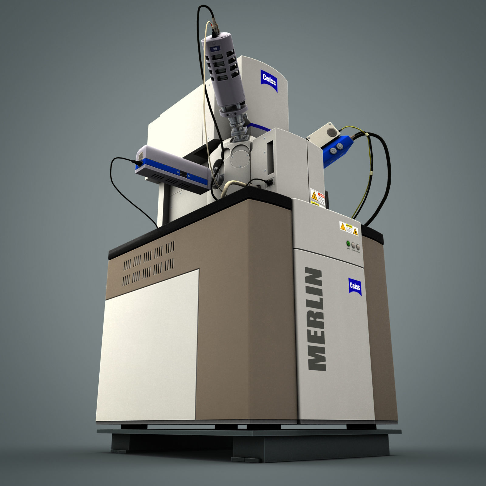 3D model Electron Microscope VR / AR / low-poly | CGTrader