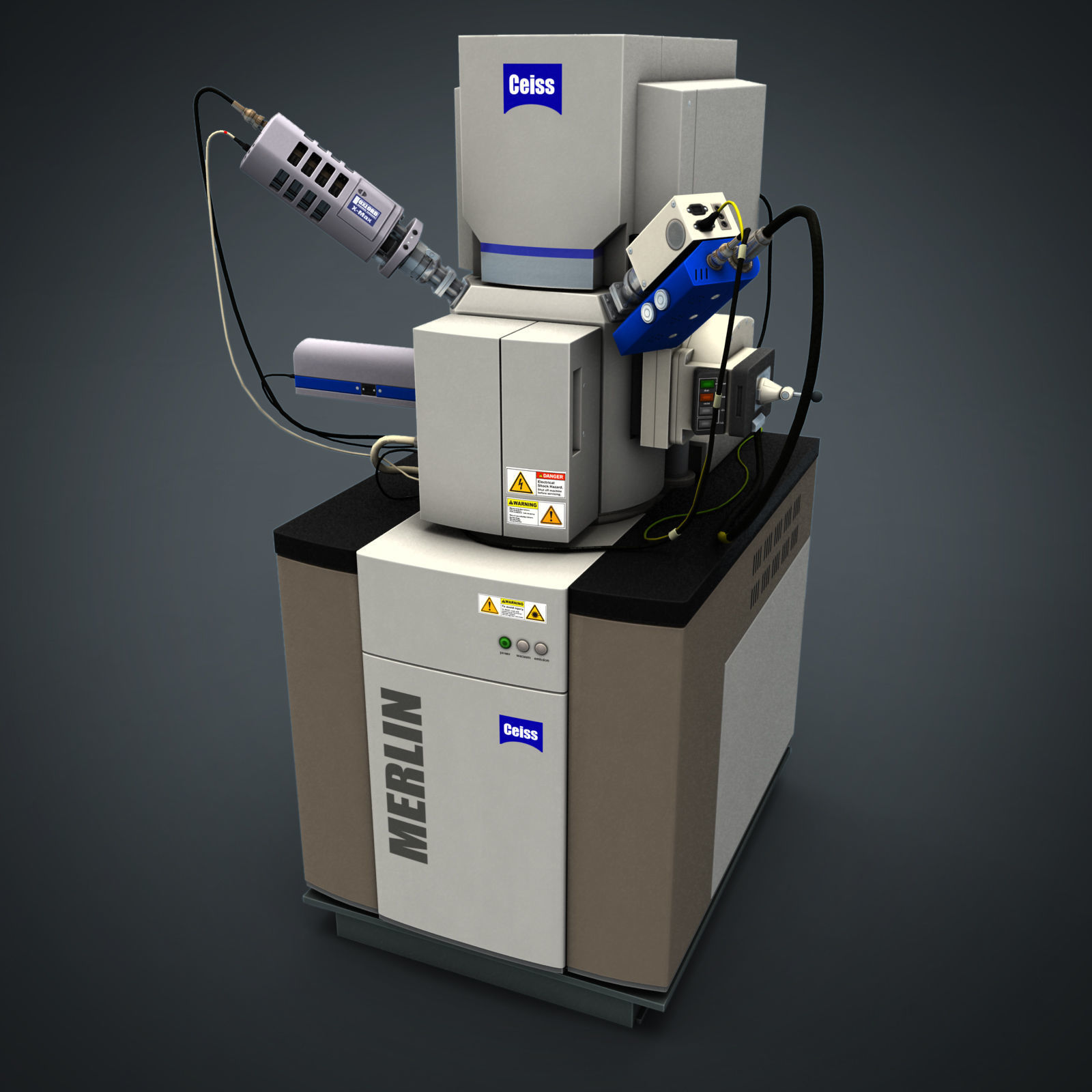 3D model Electron Microscope VR / AR / low-poly | CGTrader