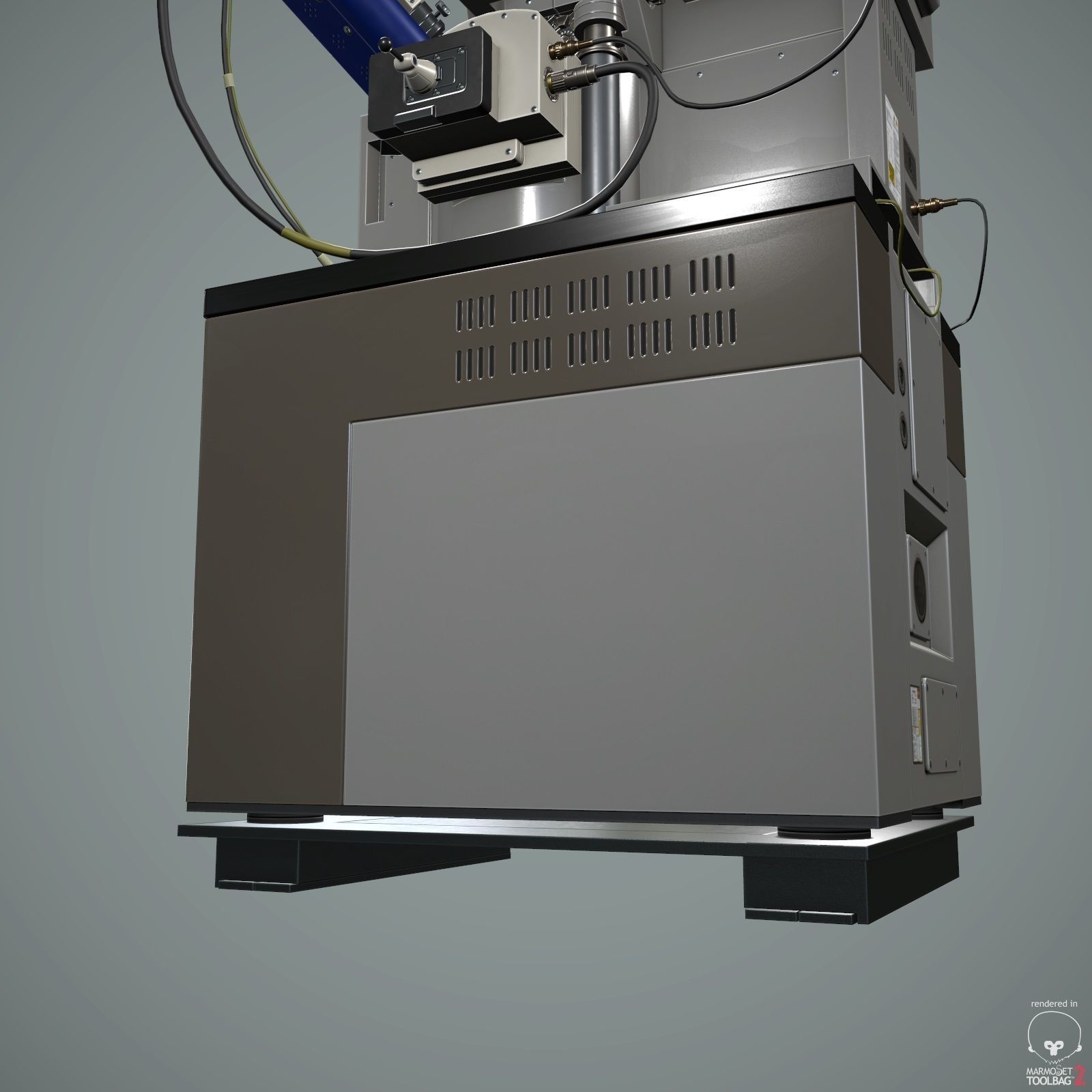 3D model Electron Microscope VR / AR / low-poly | CGTrader