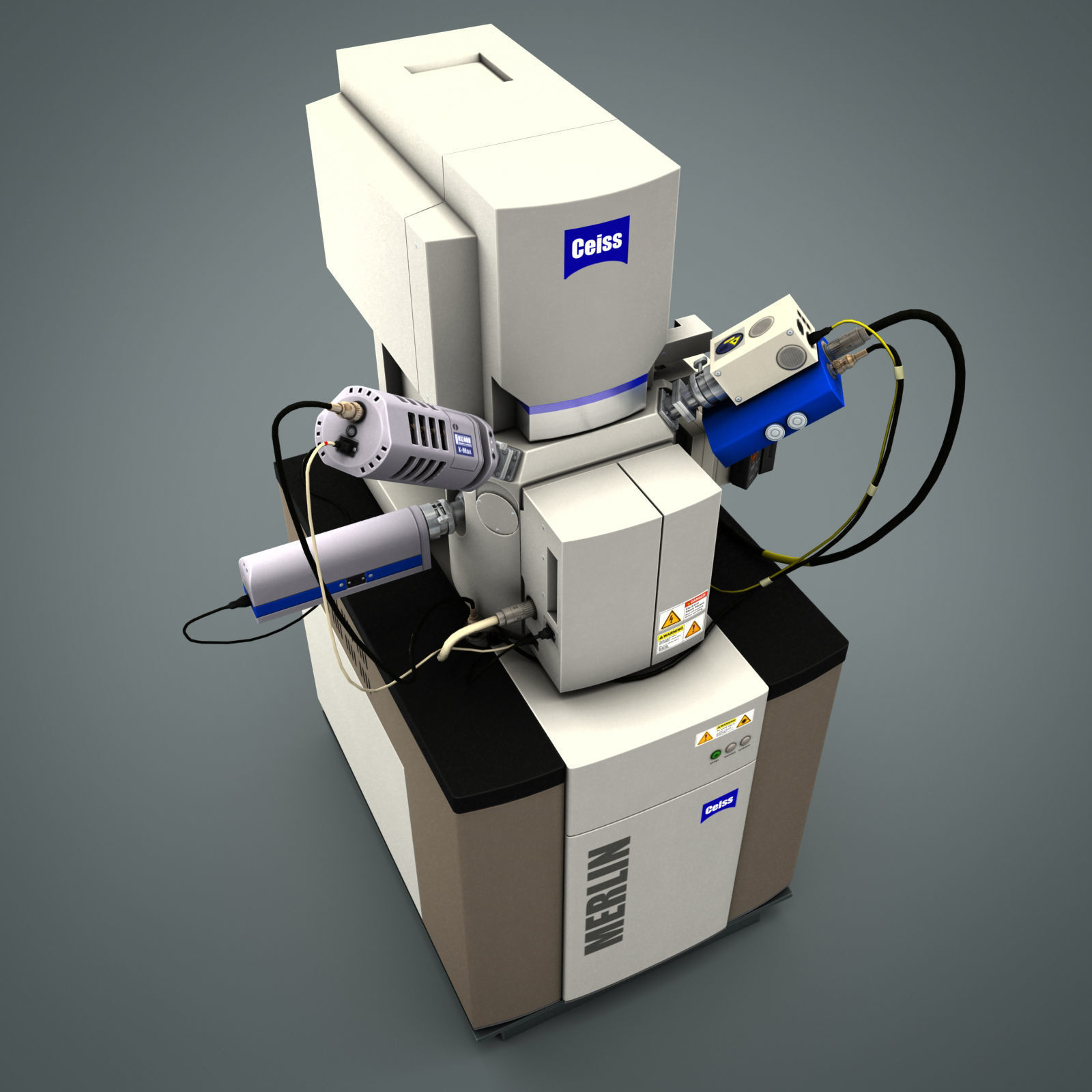 3D model Electron Microscope VR / AR / low-poly | CGTrader