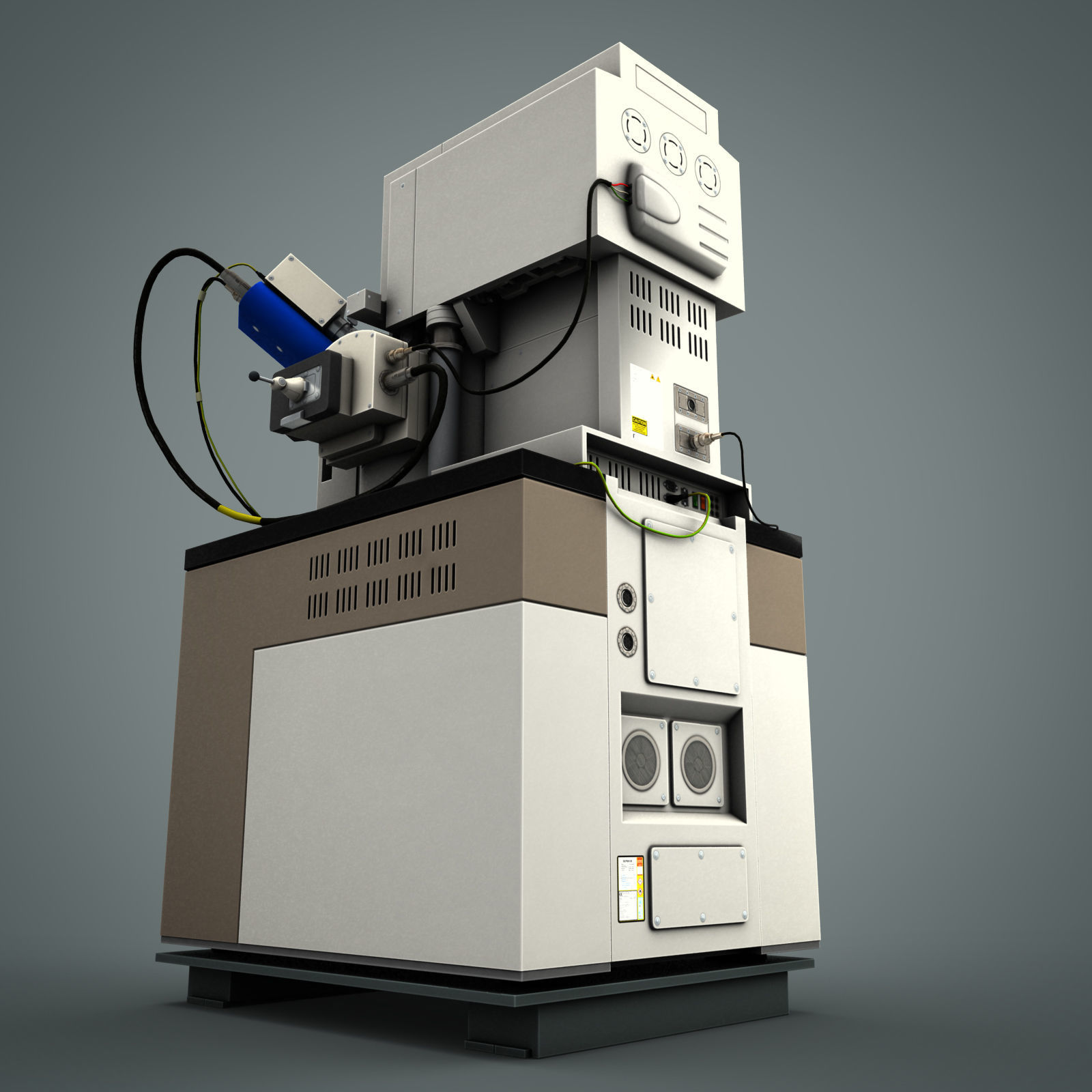 3D model Electron Microscope VR / AR / low-poly | CGTrader