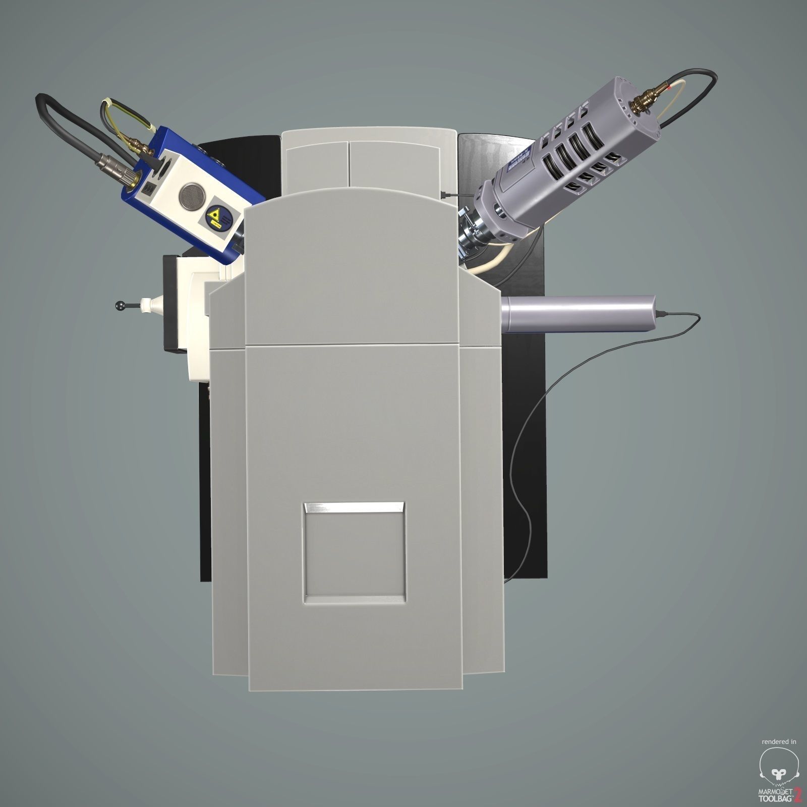 3D model Electron Microscope VR / AR / low-poly | CGTrader