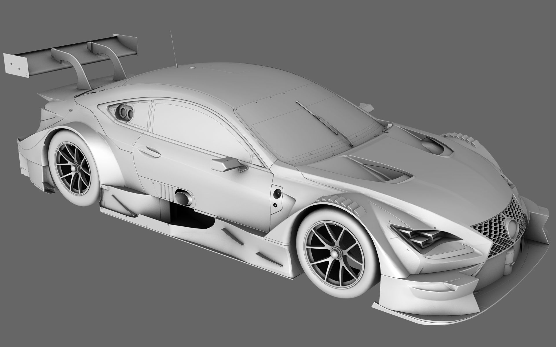 3D model Lexus RC F GT500 VR / AR / low-poly | CGTrader