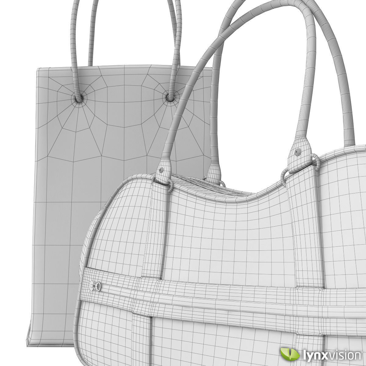 Woman Leather Handbags 3D model | CGTrader