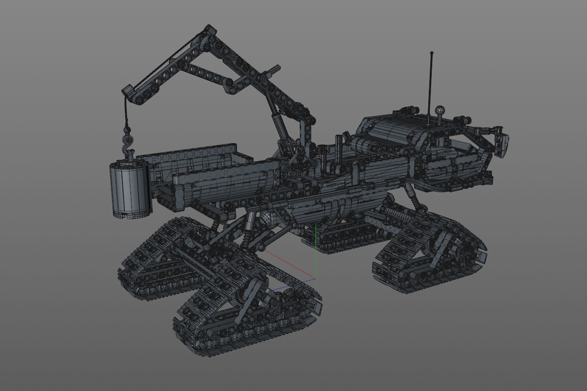 Lego Arctic truck 3D model | CGTrader