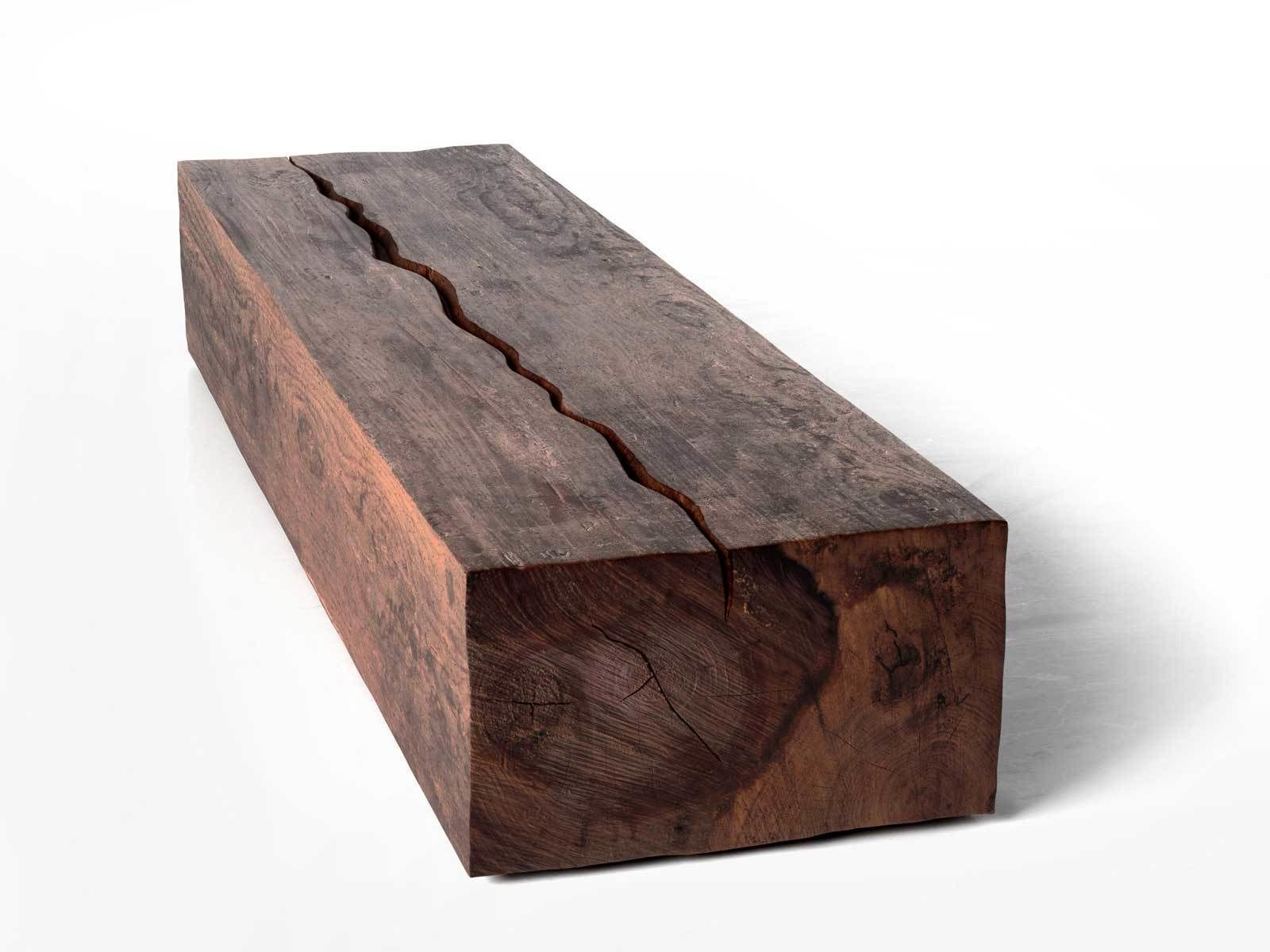 Rectangular Log Coffee Table 3D model | CGTrader