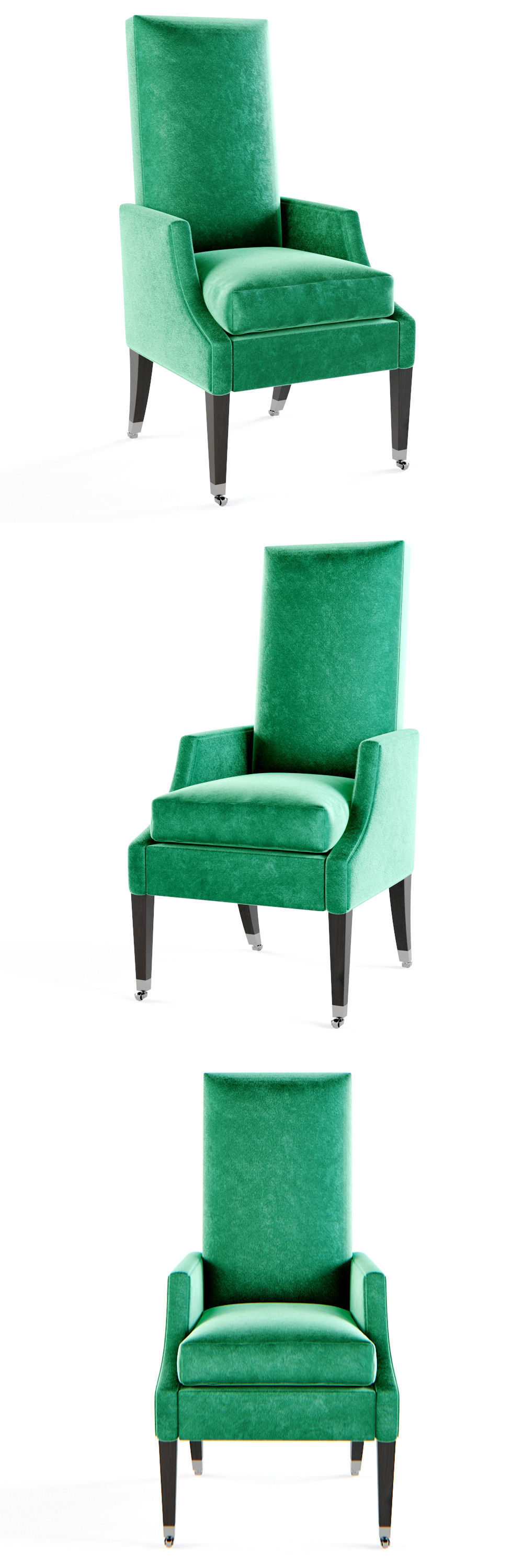 Dering Hall Reclining Dinner Chair 3D model | CGTrader