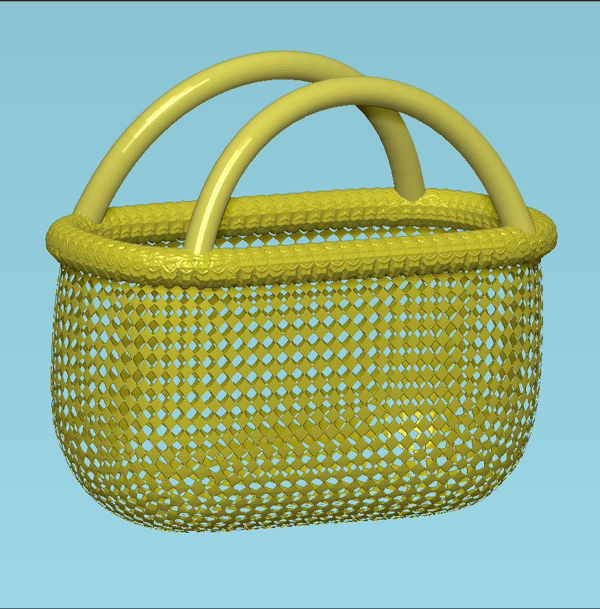 basket 3D Model 3D printable .obj .stl .wrl .wrz - CGTrader.com