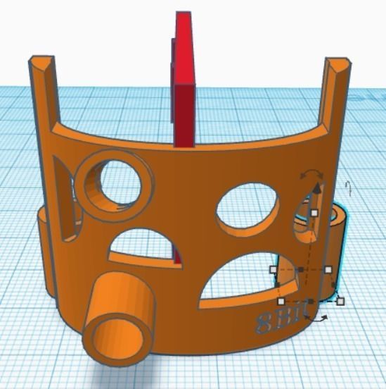 Wizard 220x Communications Dock 34mm Standoff STANDARD 3D model 3D ...