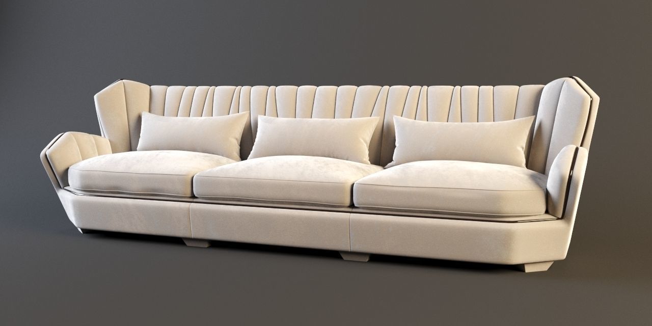 Visionnaire Hemingway sofa Visionnaire Hemingway armchair 3D model | CGTrader