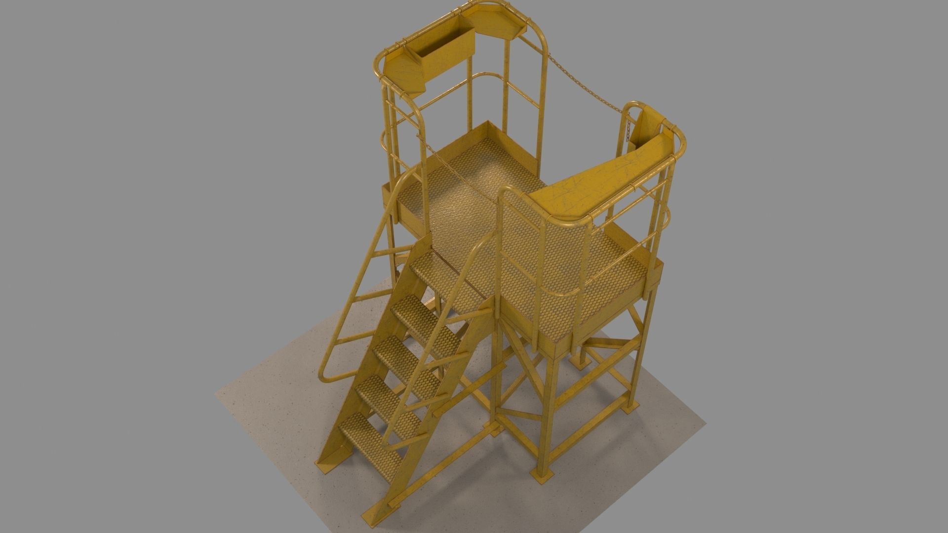 The technological platform mk 2 3D model | CGTrader