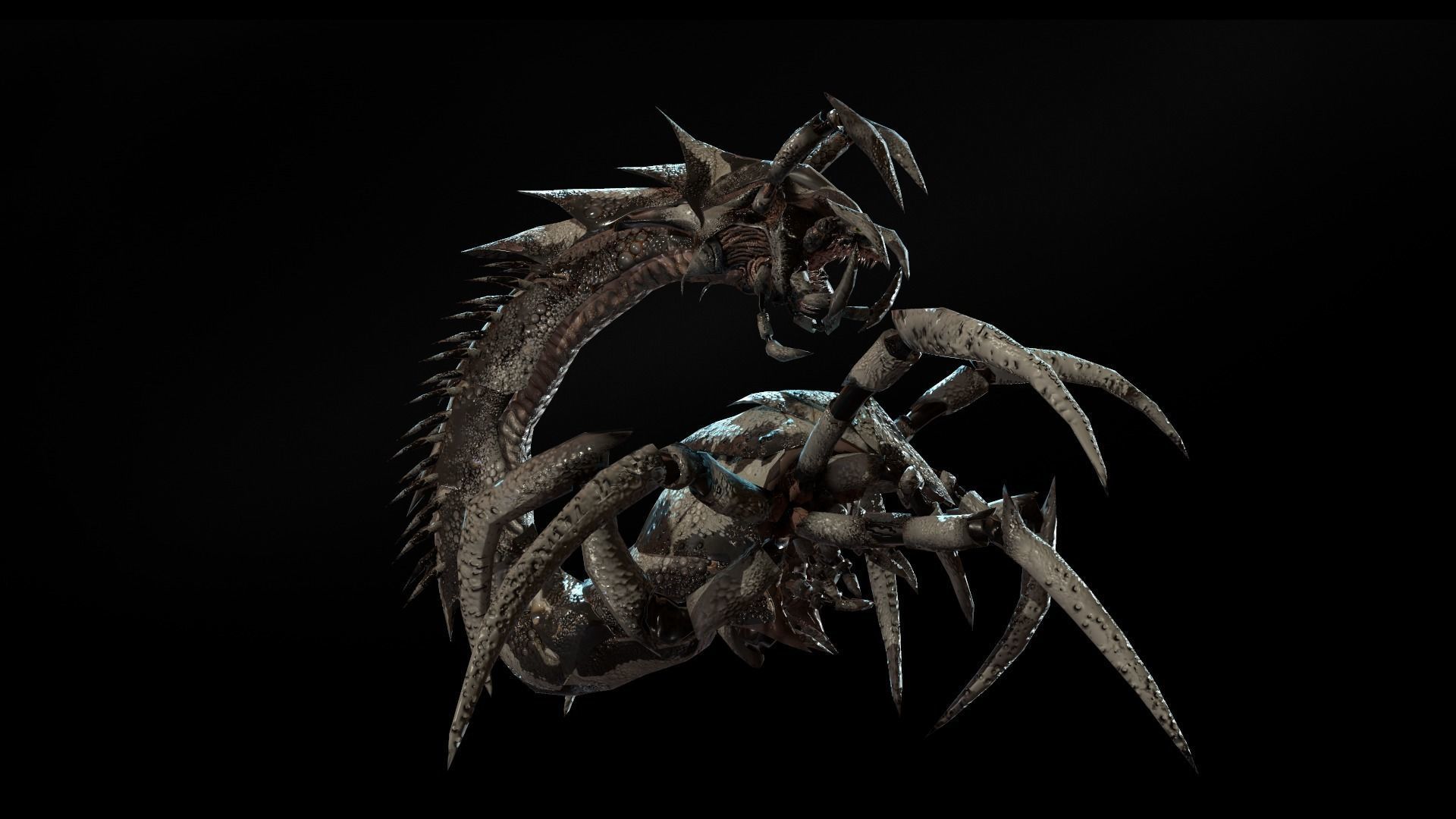 3D model Nightmare Beetle 2 VR / AR / low-poly rigged animated | CGTrader