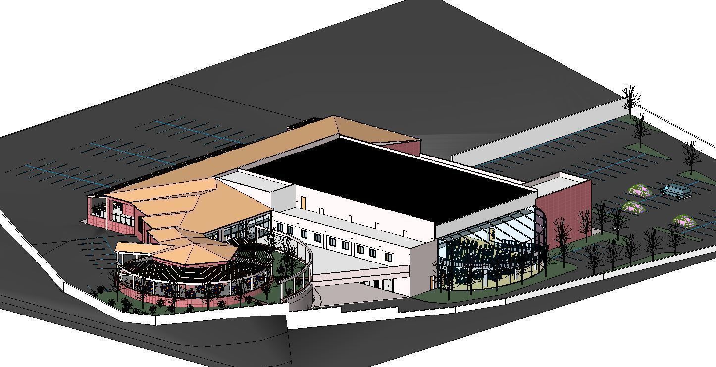 Wedding Hall Project Revit Model 3D model | CGTrader