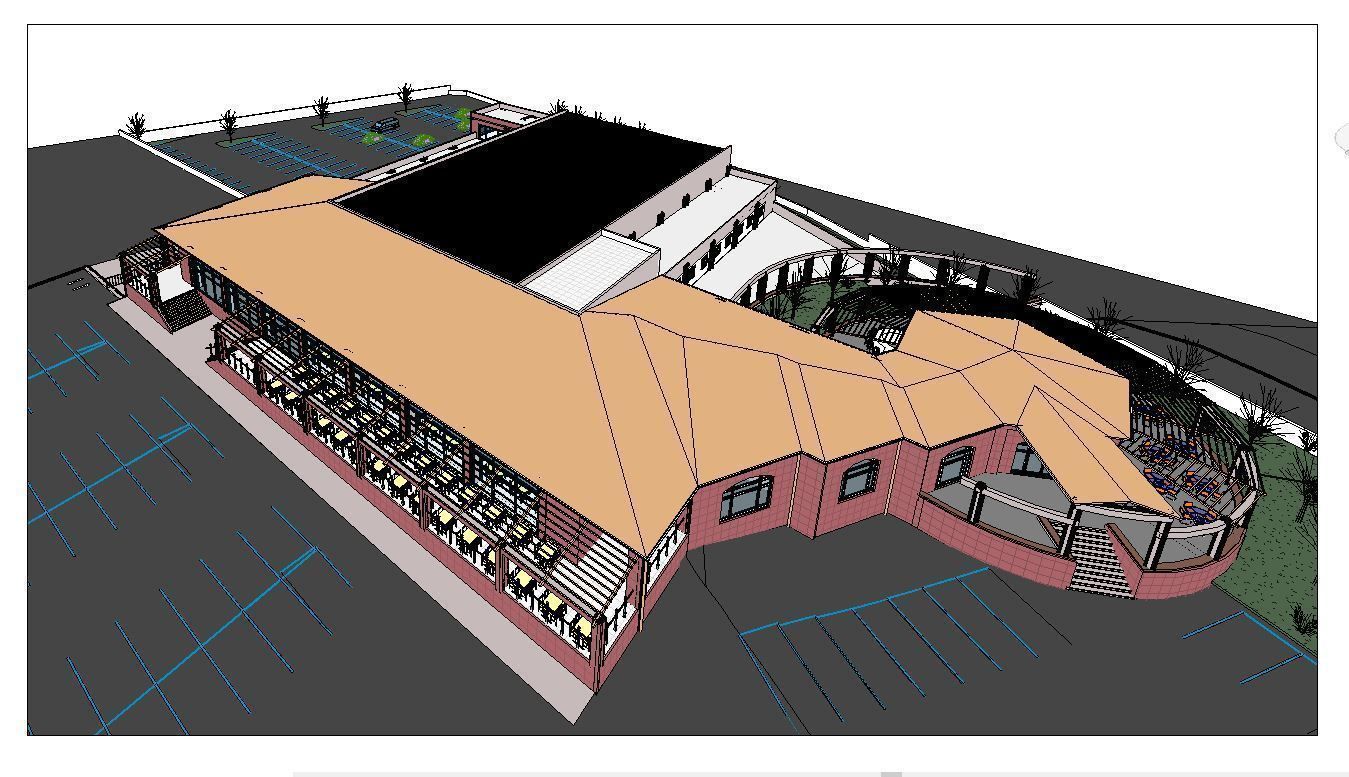 Wedding Hall Project Revit Model 3D model | CGTrader