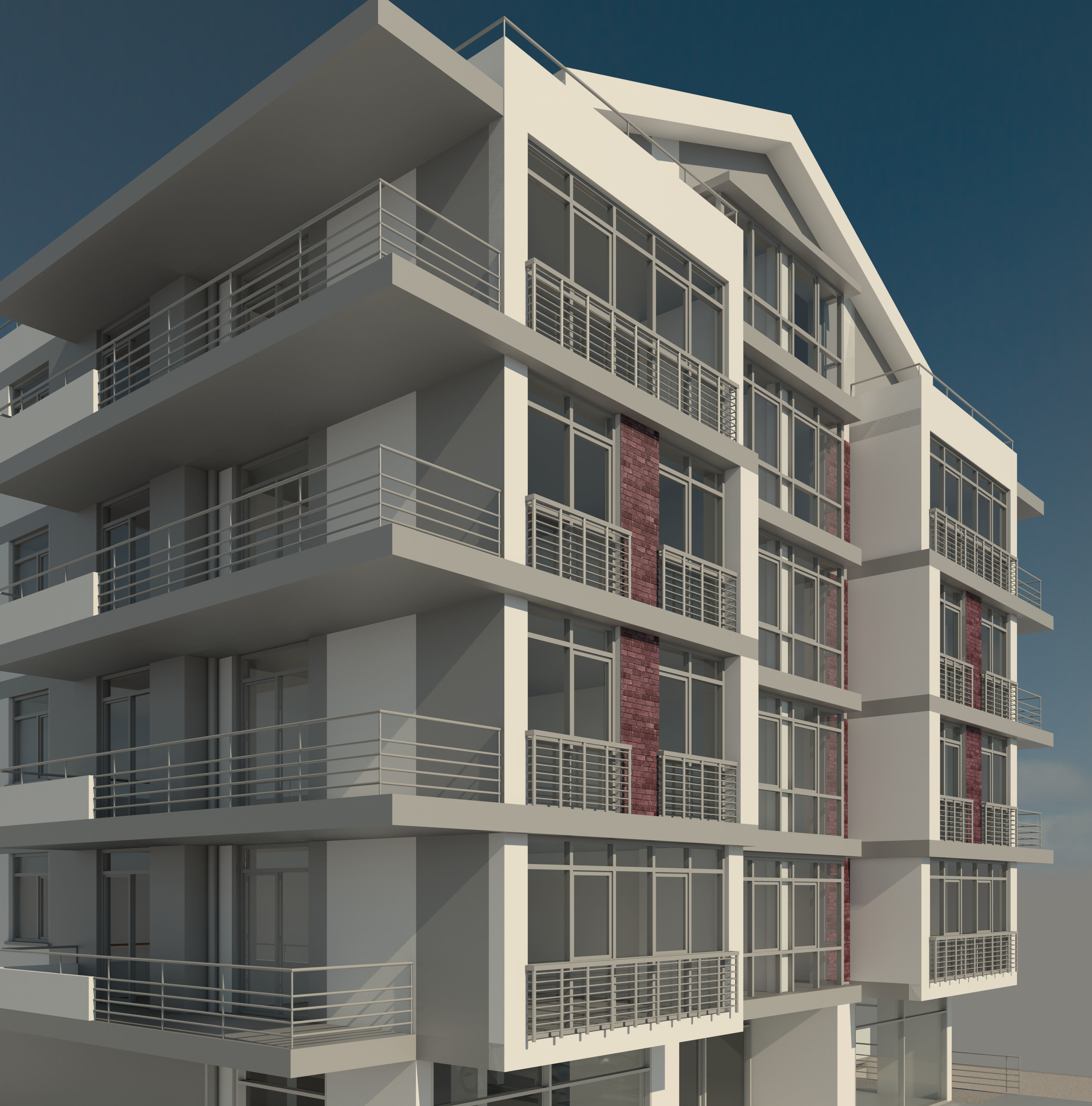 Building Design Apartment High Detail Model Revit 3D model | CGTrader