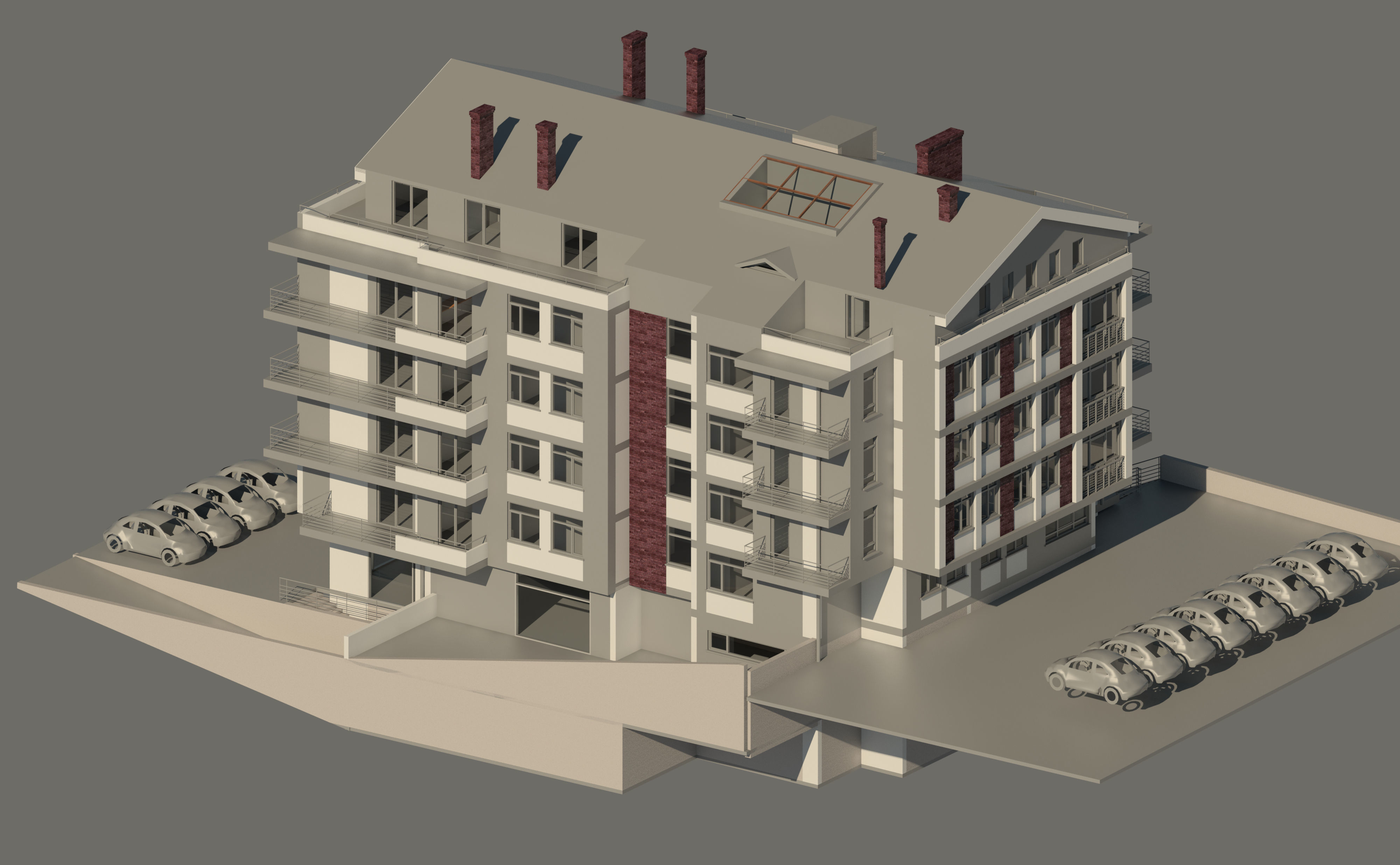 Building Design Apartment High Detail Model Revit 3D model | CGTrader