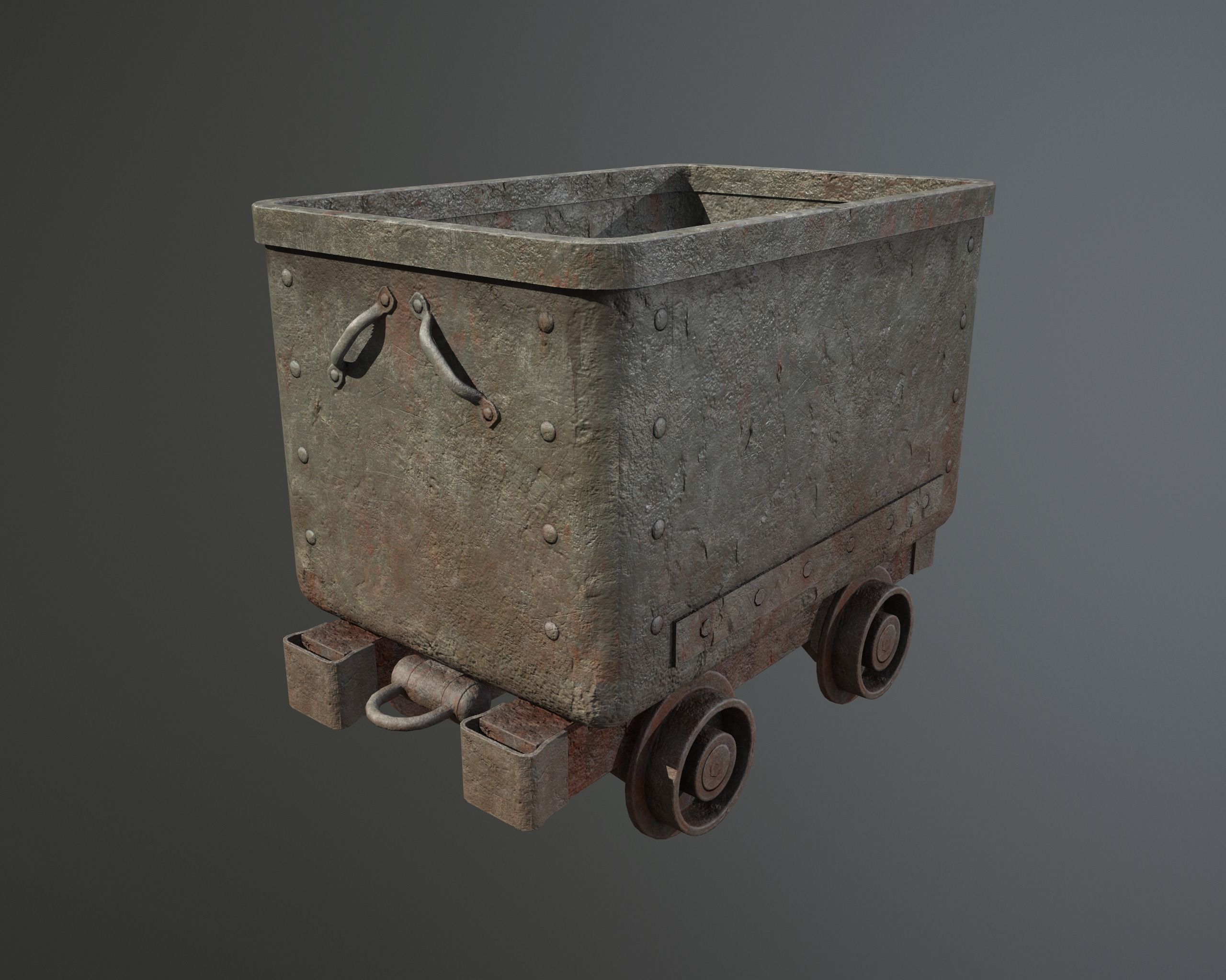 3D asset Minecart | CGTrader