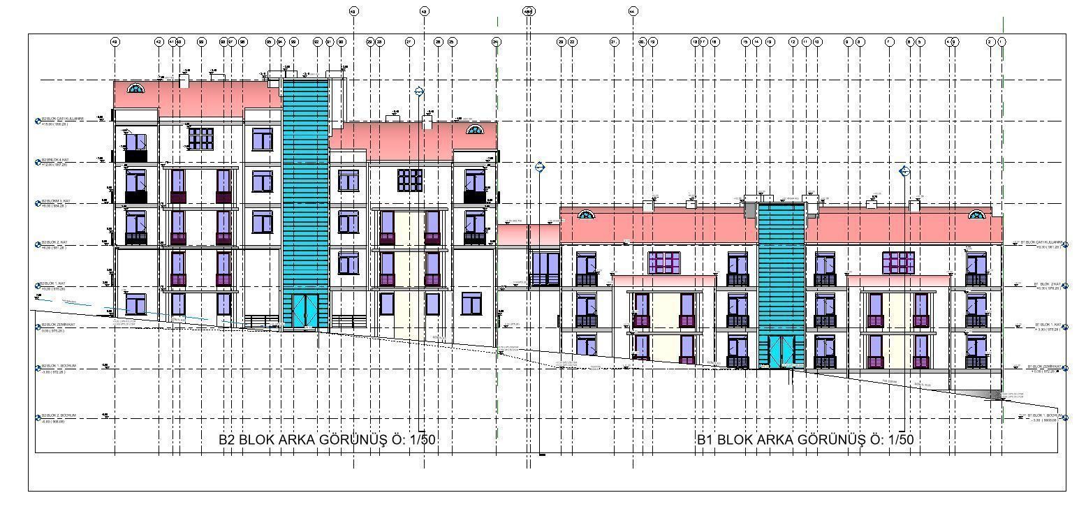 Twin House Apartment Design Revit 3D model | CGTrader