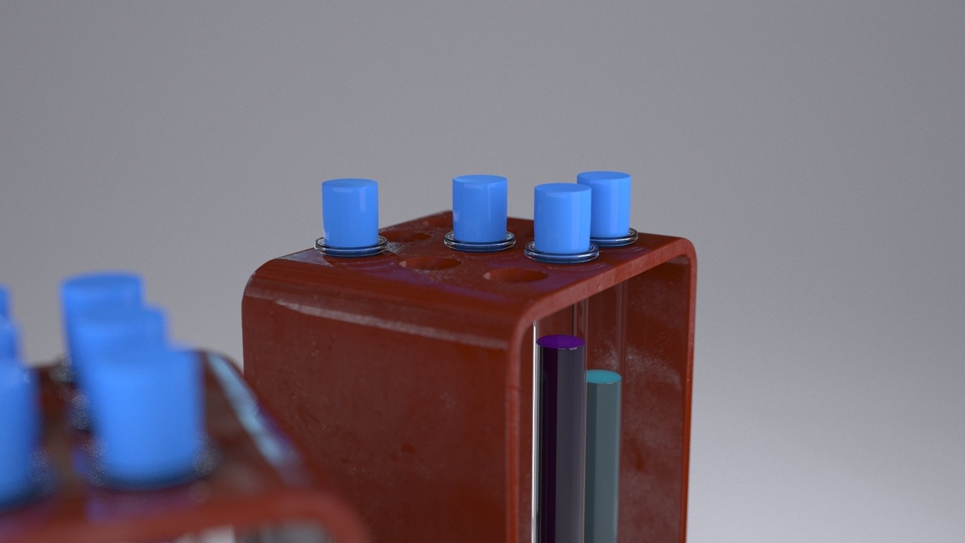 Test Tubes 3D model 3D model | CGTrader