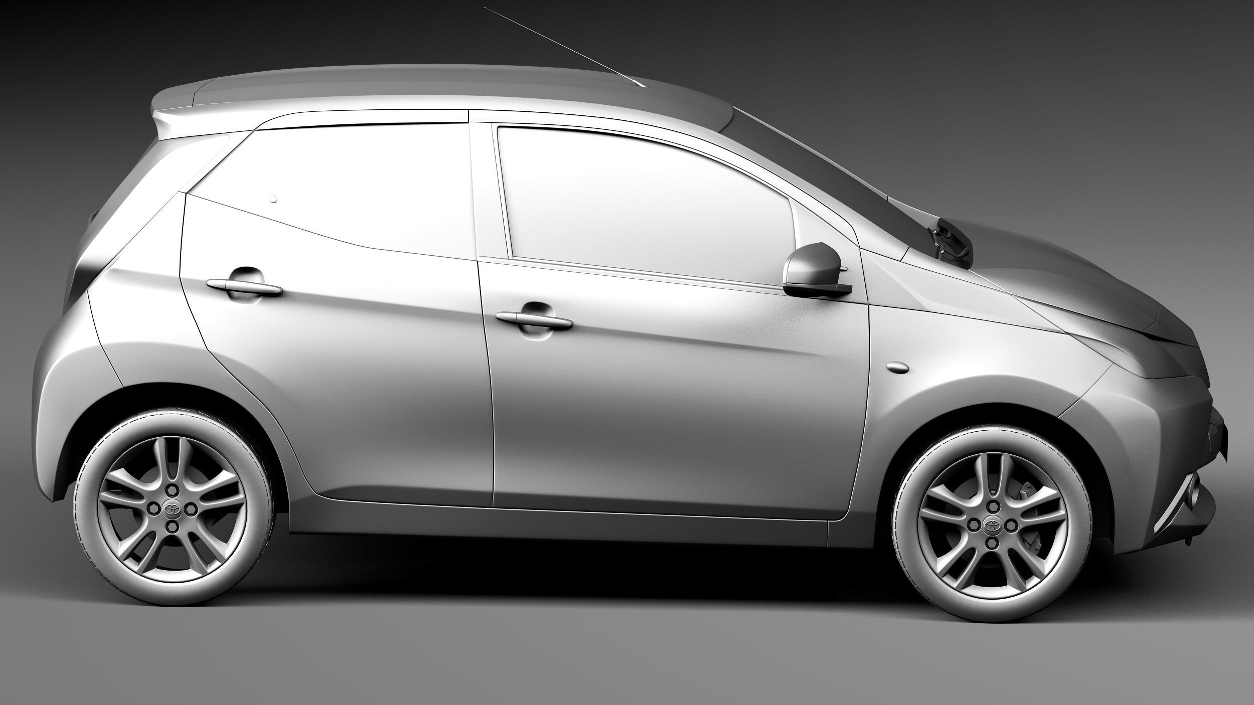 Toyota Aygo 2015 3D model | CGTrader