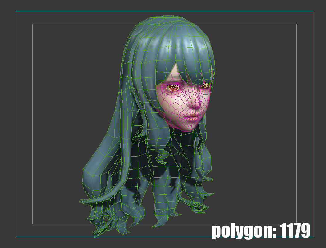 3D model hair hair style VR / AR / low-poly | CGTrader