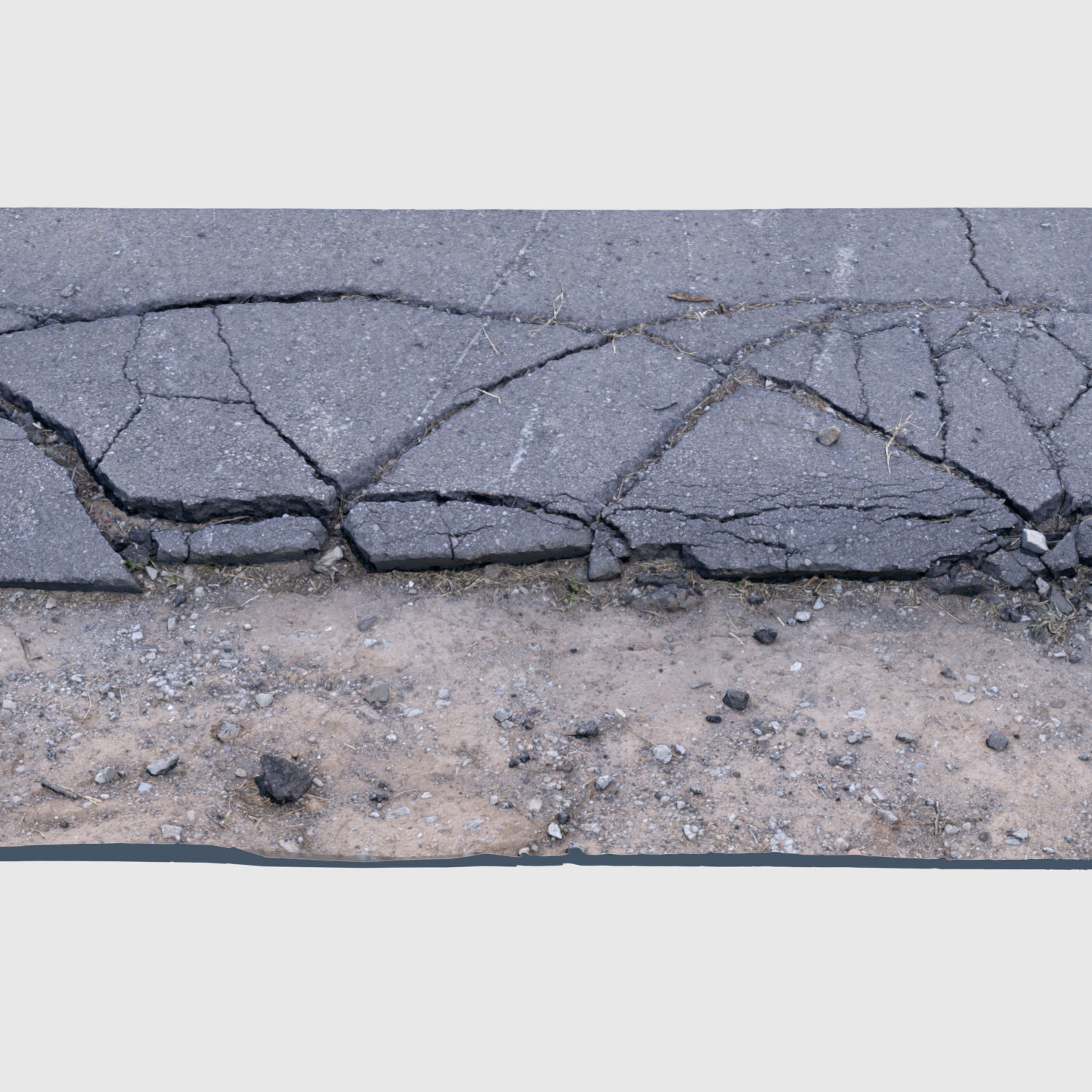 Asphalt Break-3D Scan 3D model | CGTrader