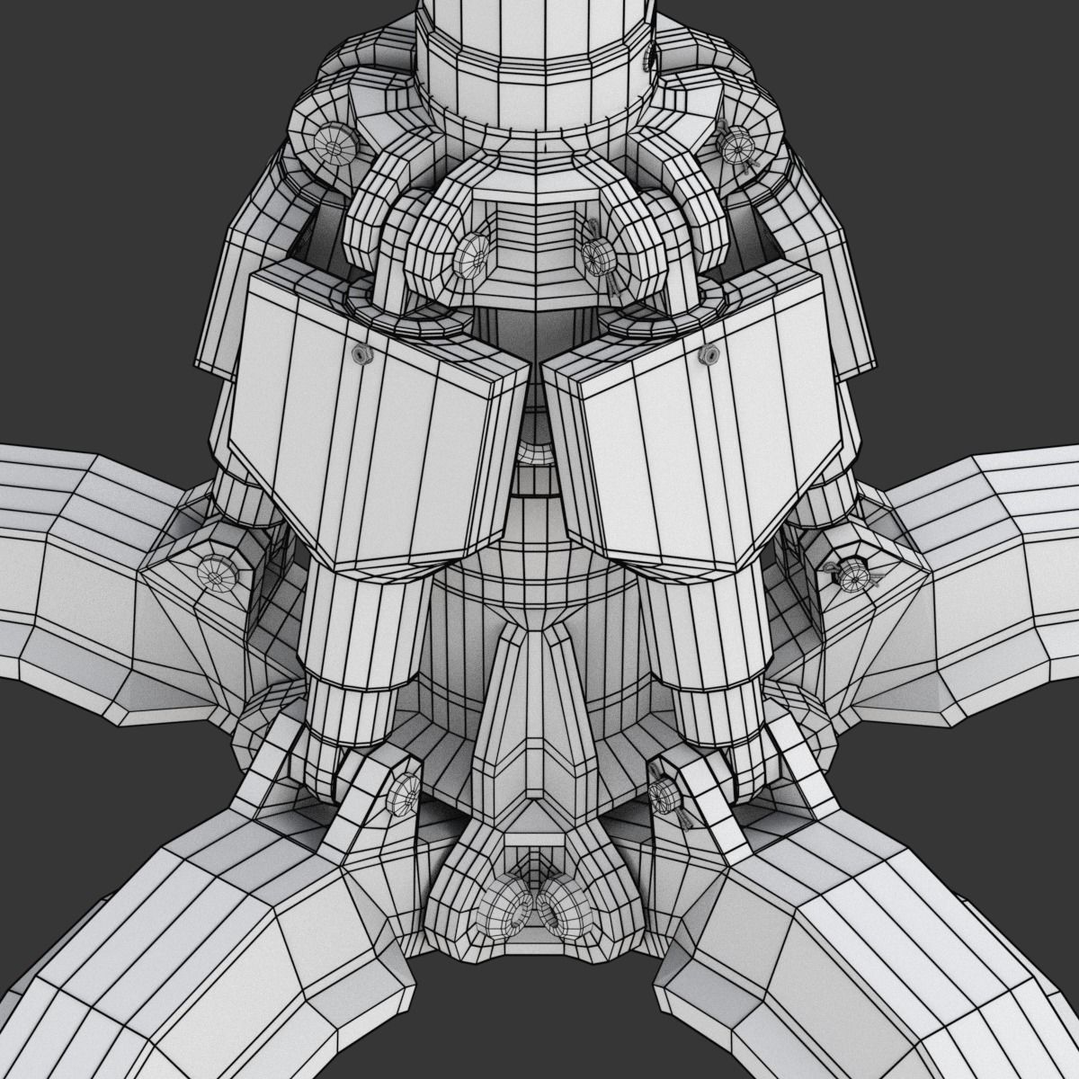 Industrial Hydromechanical Claw 3D model | CGTrader