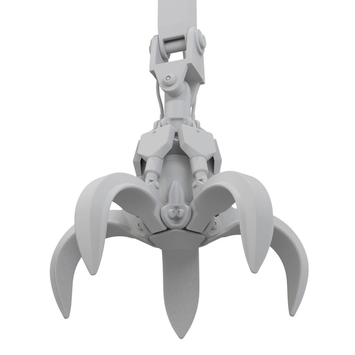 Industrial Hydromechanical Claw 3D model | CGTrader