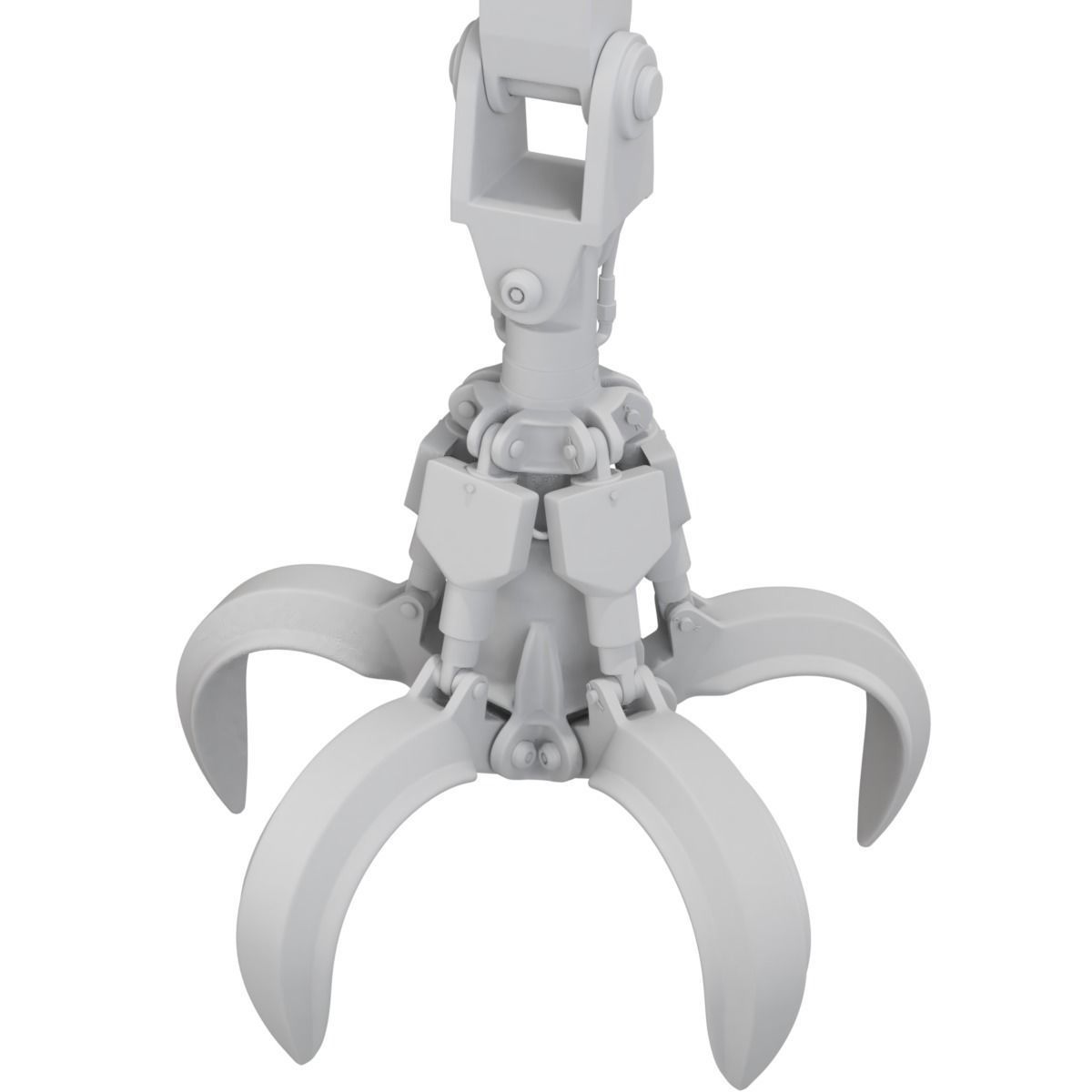 Industrial Hydromechanical Claw 3D model | CGTrader