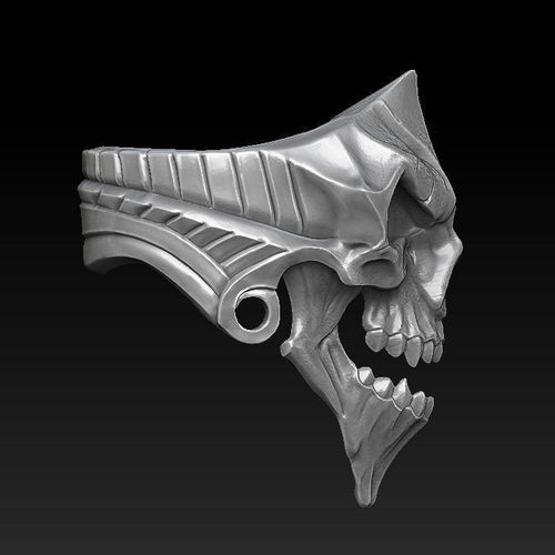 Skull Ring 3D Model 3D printable .stl - CGTrader.com
