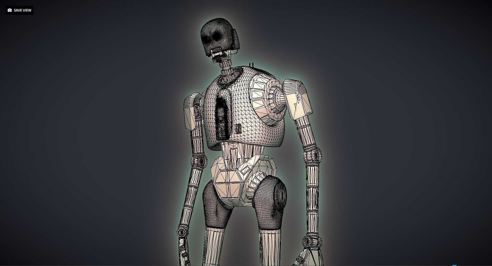 K-2SO INSPIRITED ROBOT FIGURE 3D model 3D printable | CGTrader
