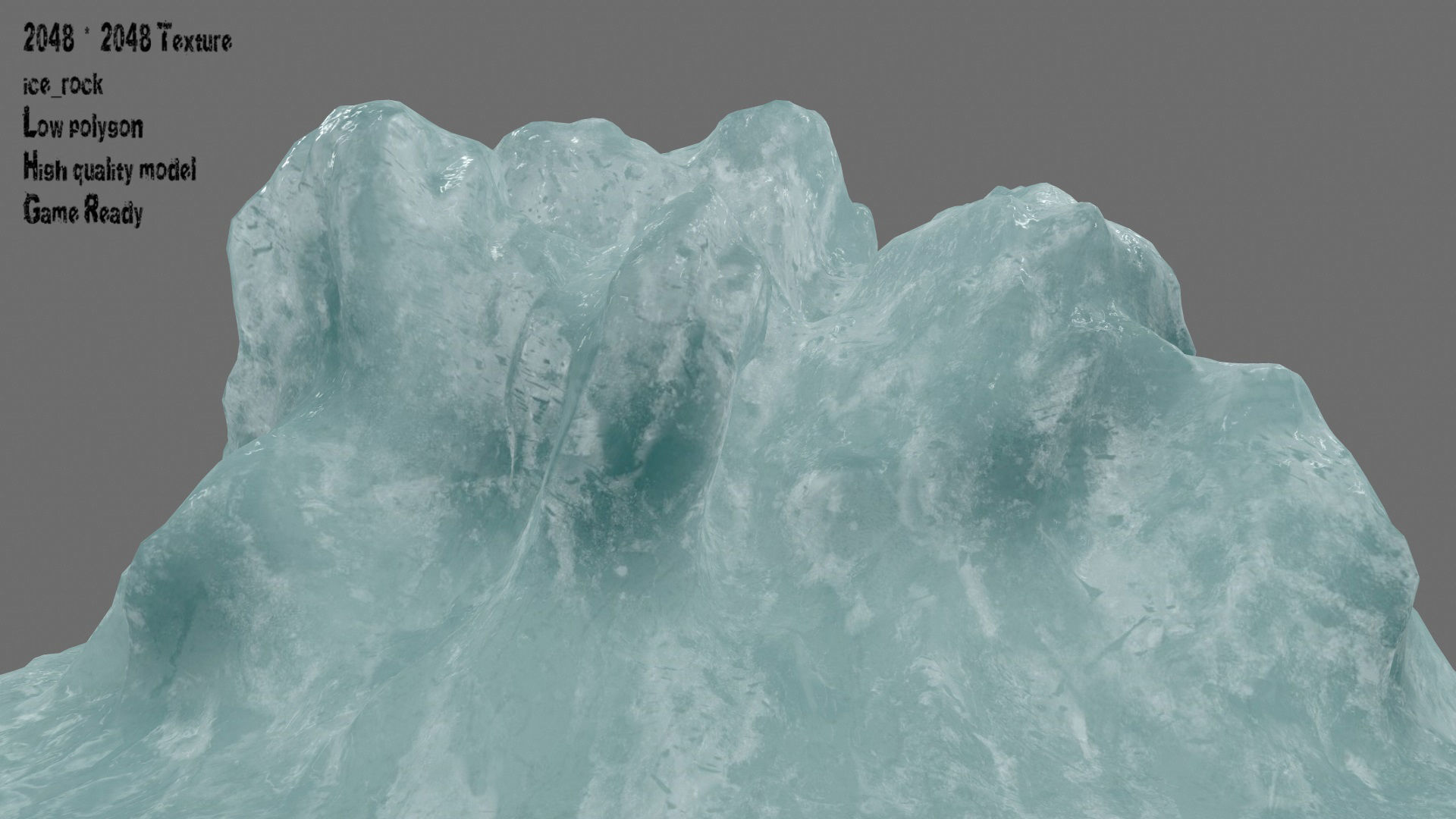 3D model Ice block VR / AR / low-poly | CGTrader