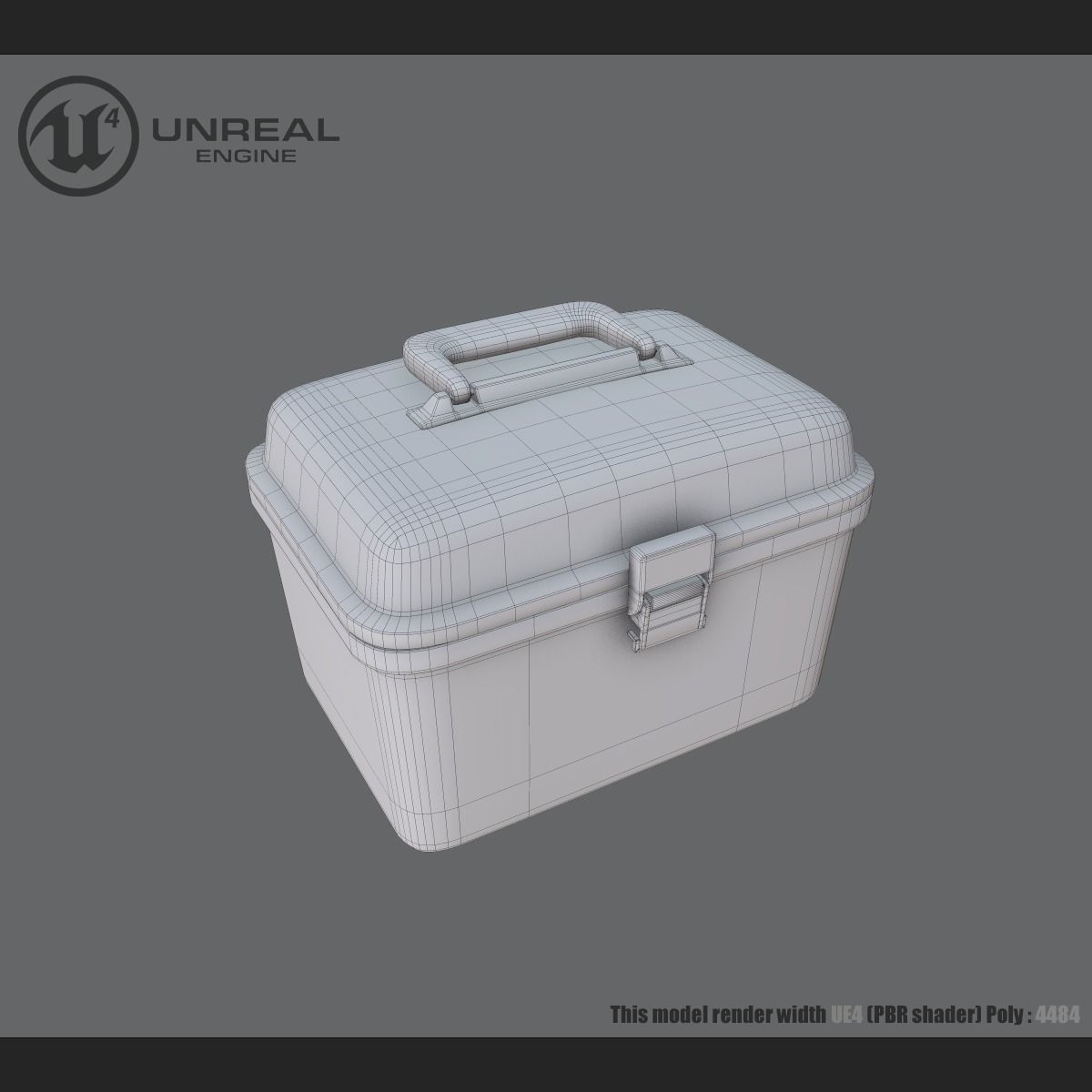 3D model Plastic Tool Box VR / AR / low-poly | CGTrader