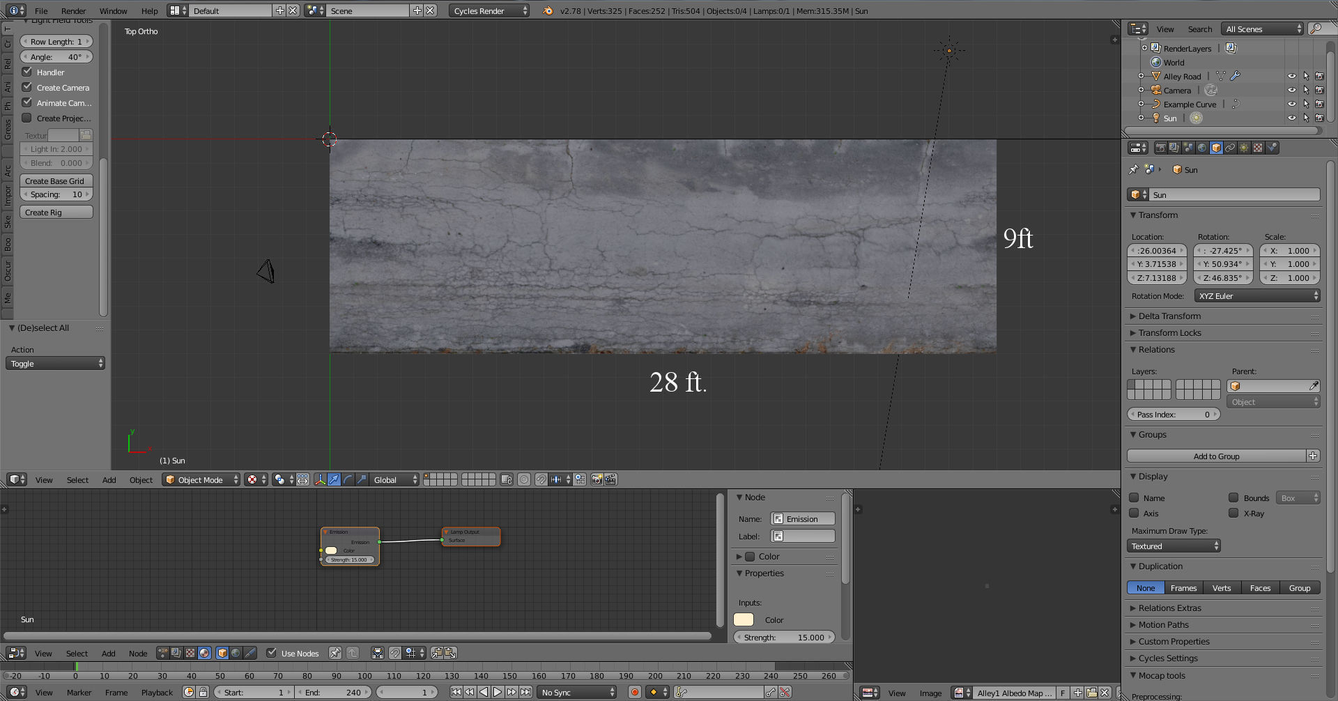 3D model Tileable Road - Single Lane VR / AR / low-poly | CGTrader