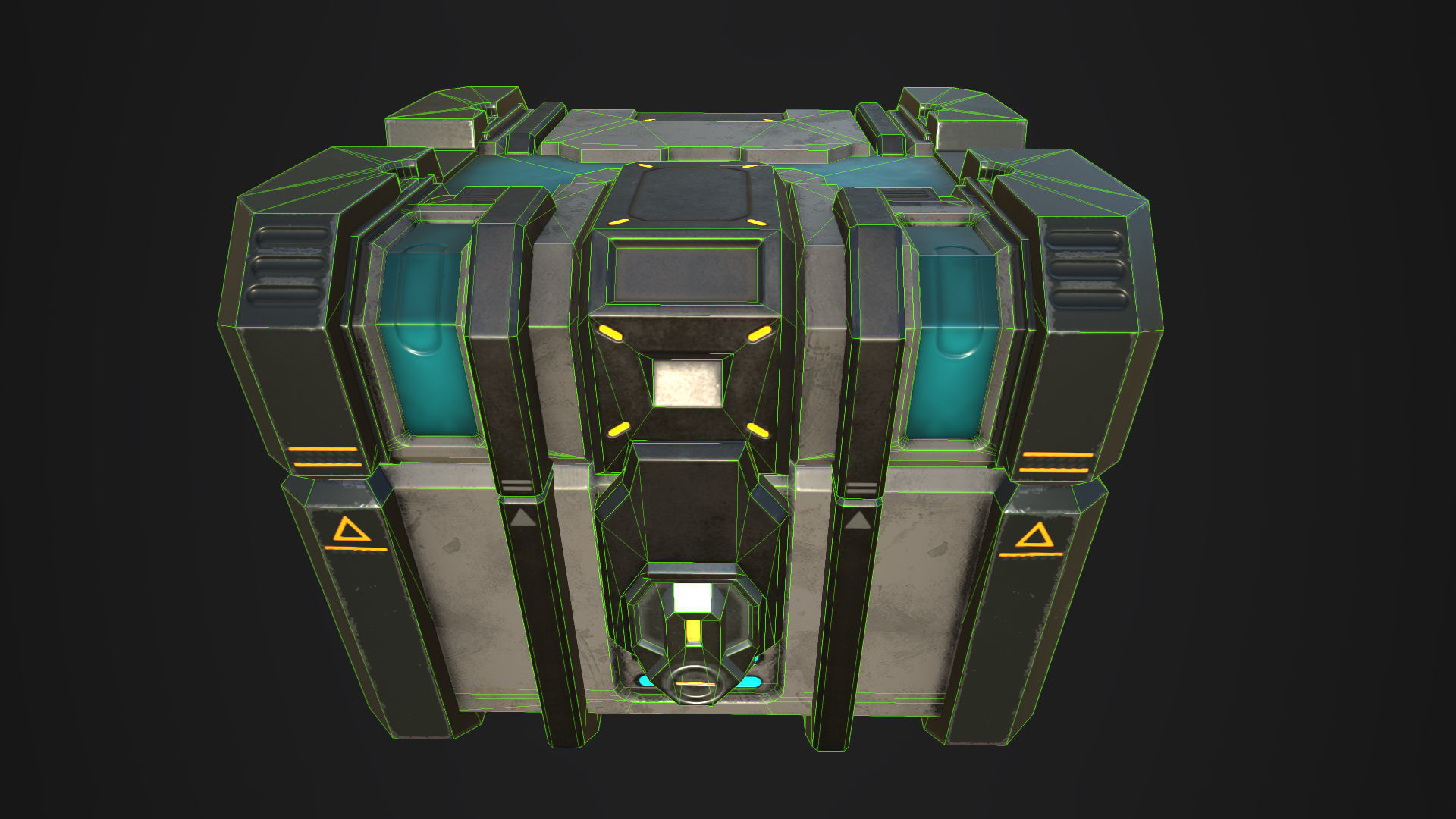Sci fi Crate - Game mesh free VR / AR / low-poly 3D model | CGTrader
