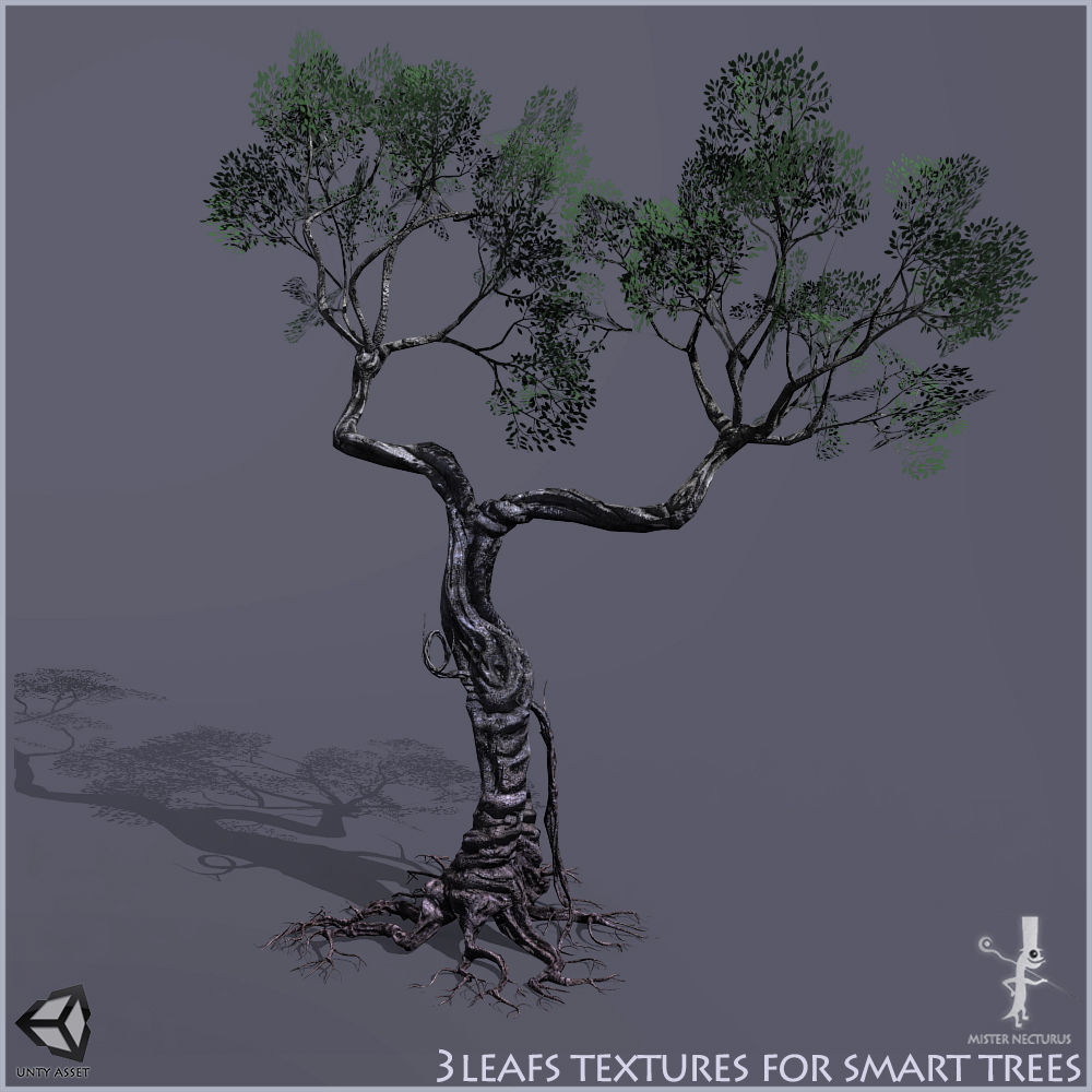 3 Leafs Textures For Smart Trees free 3D model | CGTrader