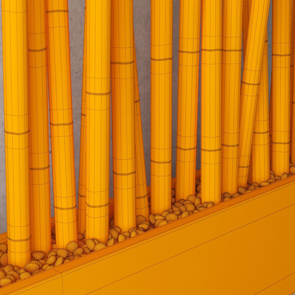 Bamboo decor two Awie Divider 3D model | CGTrader