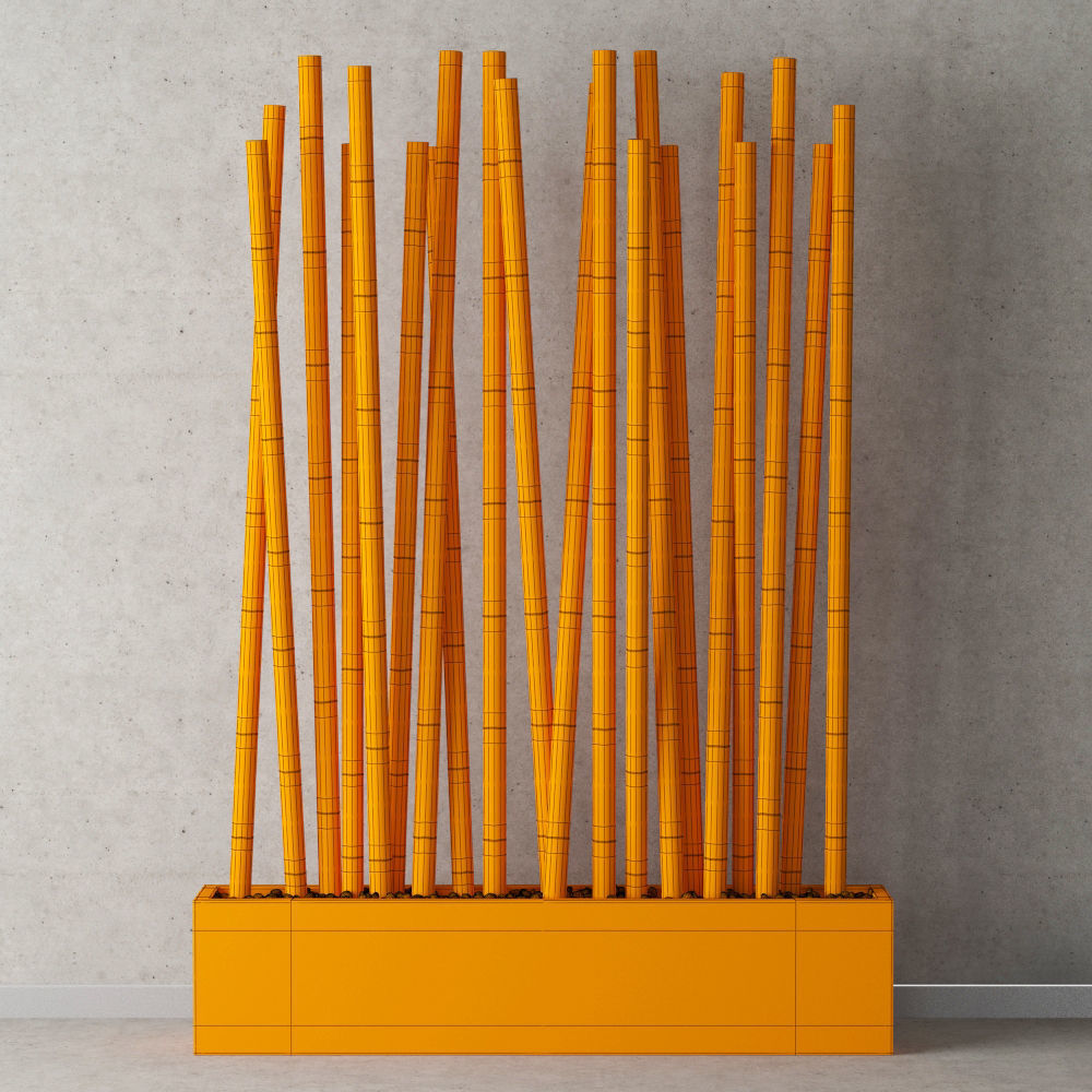 Bamboo decor two Awie Divider 3D model | CGTrader