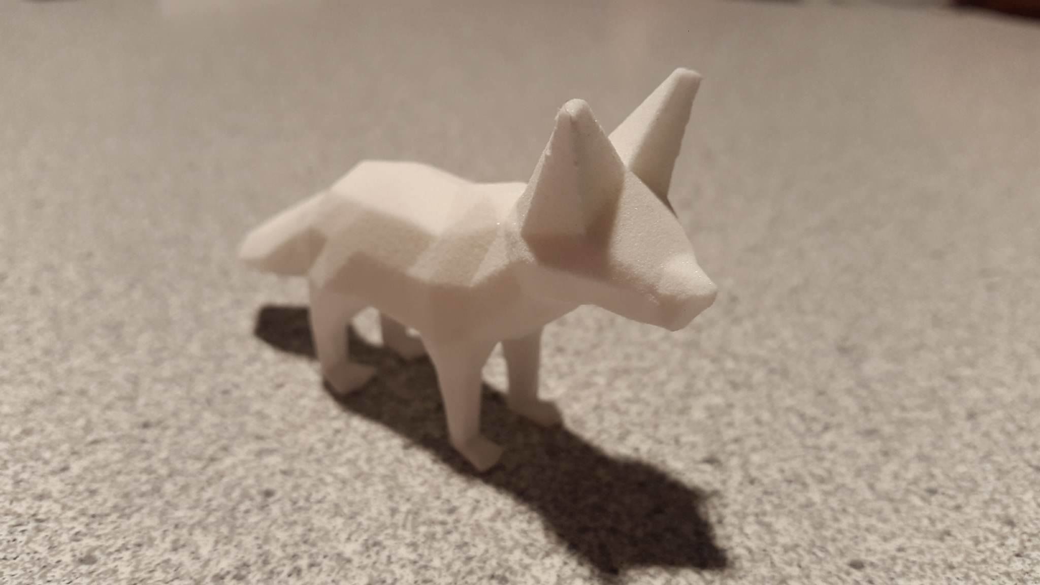 Low Poly Fennec Fox 3D model 3D printable | CGTrader